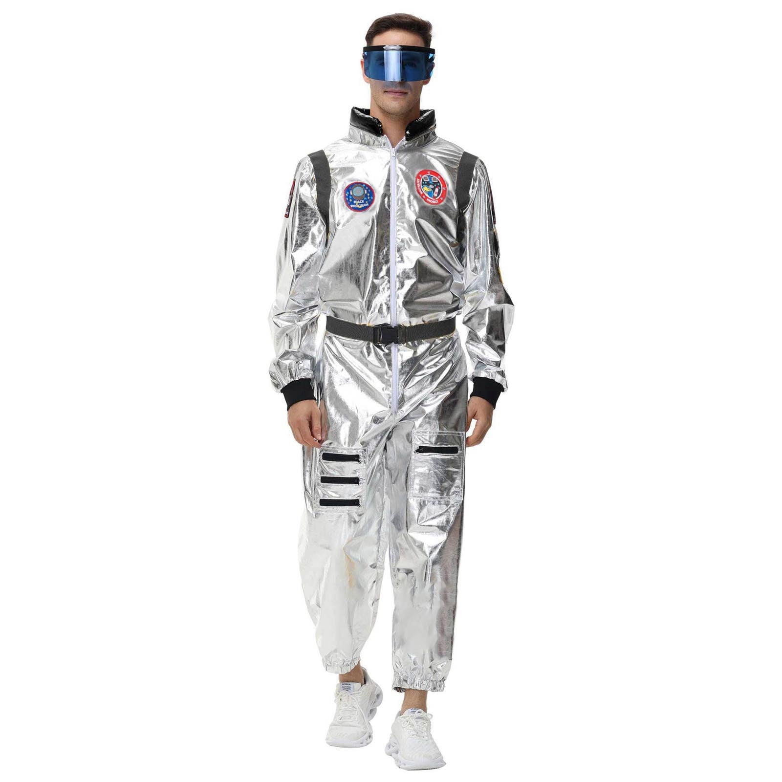 TAIAOJING Unisex Astronaut Jumpsuit Spaceman Costumes For Carnival ...