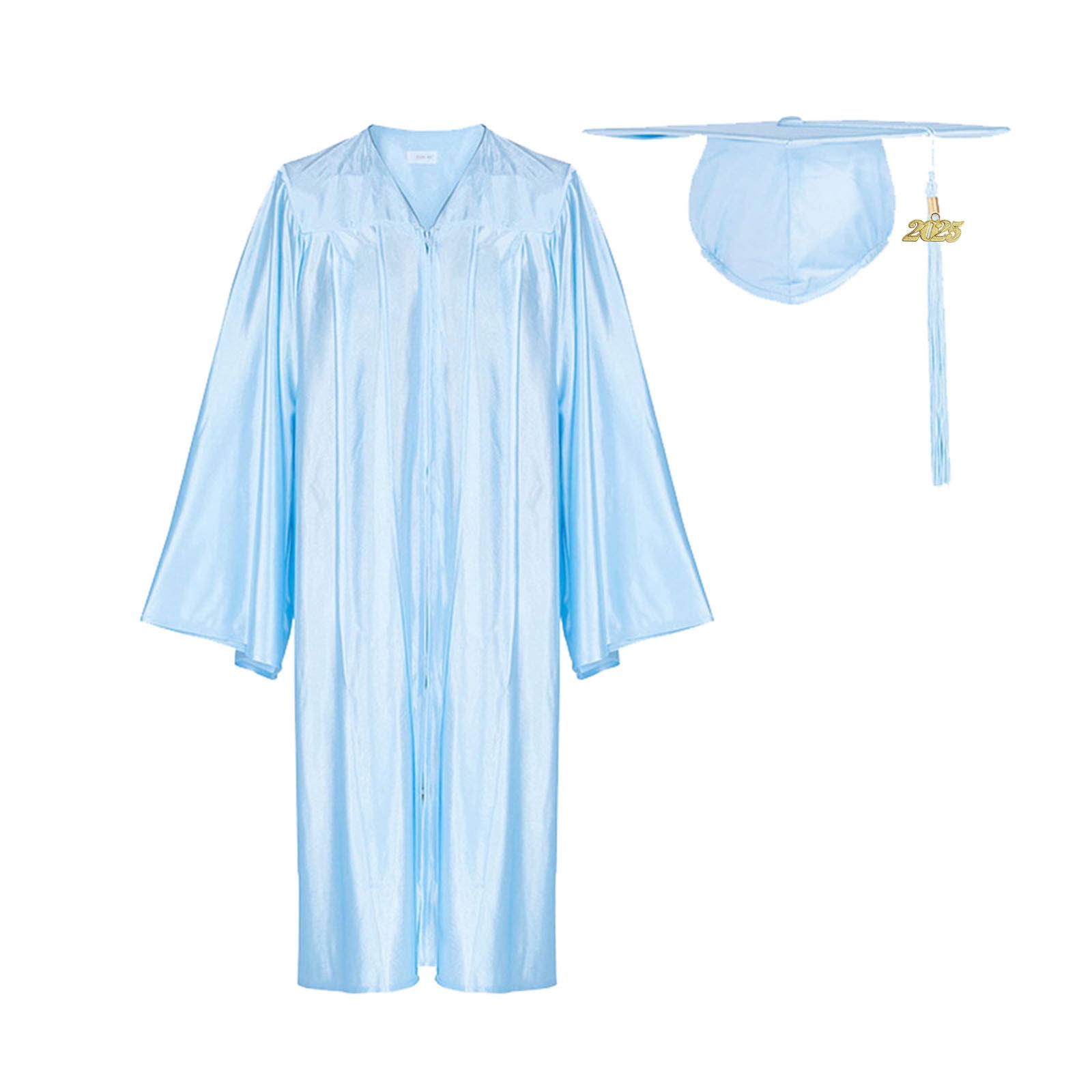 TAIAOJING Unisex Student Graduation Gown Academic Dress Cap Set With ...