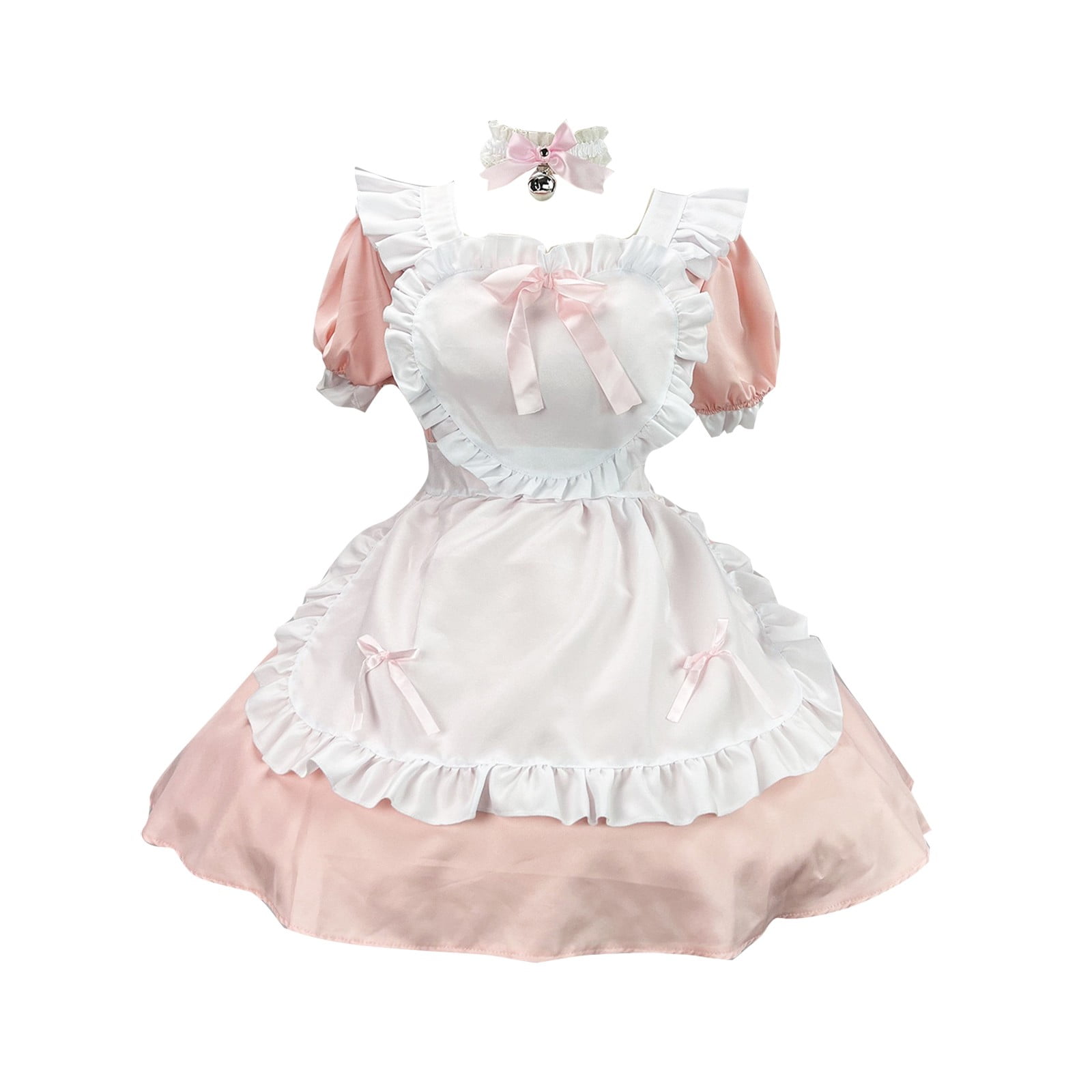 TAIAOJING Valentines Day Outfit Women Waitress Costumes Party Lolita ...