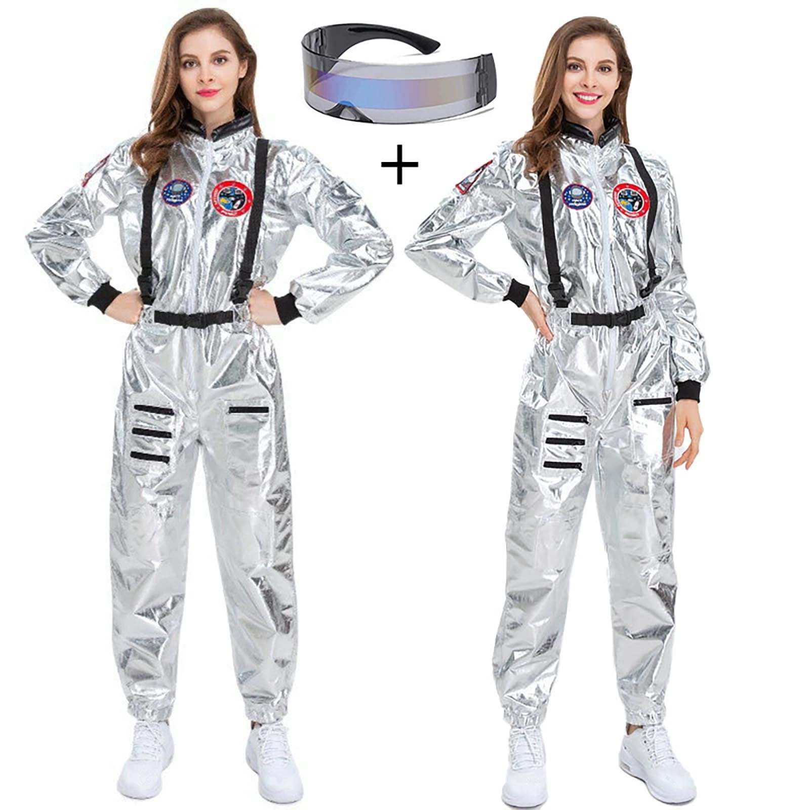 TAIAOJING Women Astronaut Jumpsuit Spaceman Costumes For Hallowmas ...