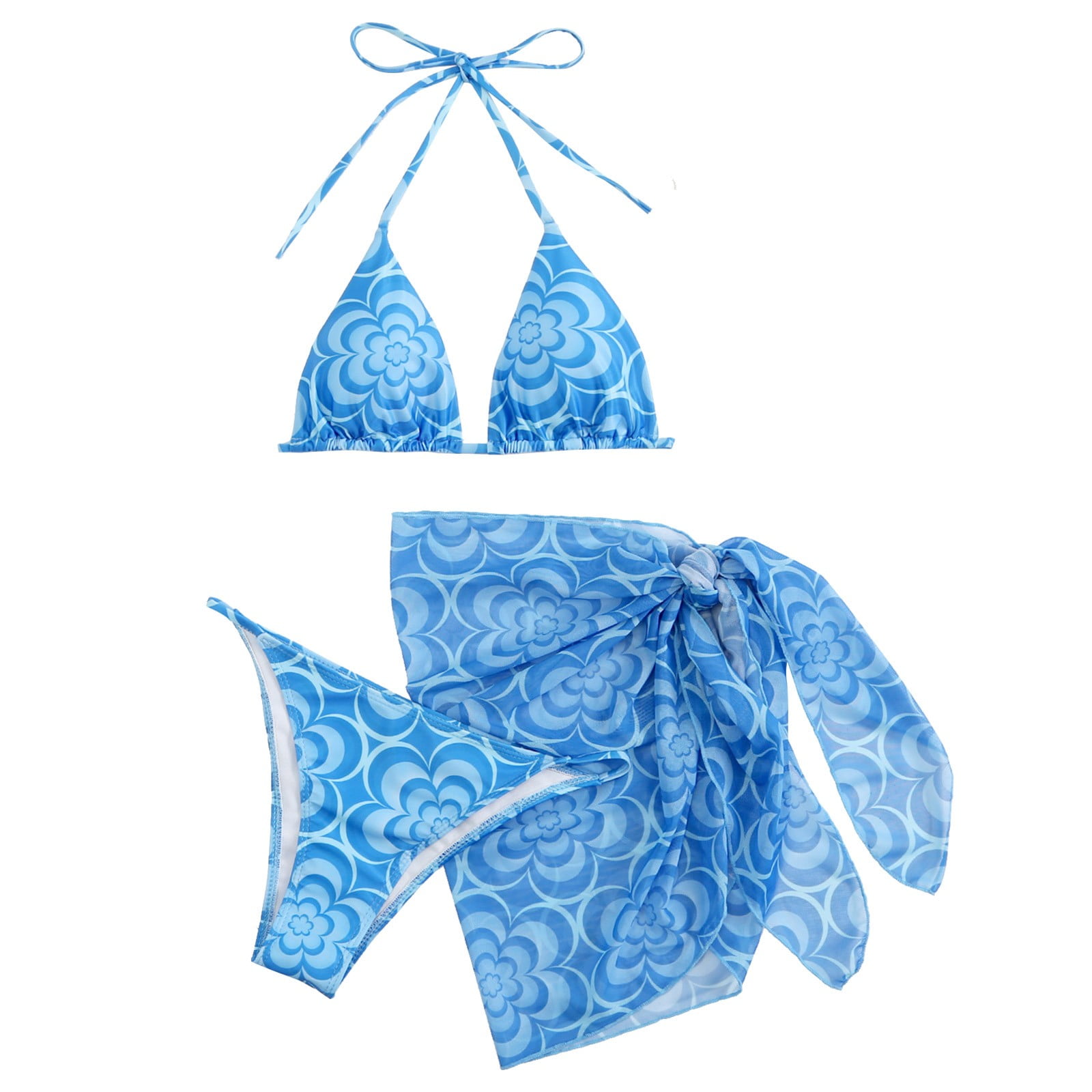 Taiaojing Women Bikini Sets 2 Piece High Waisted Sexy Cut Out With Band