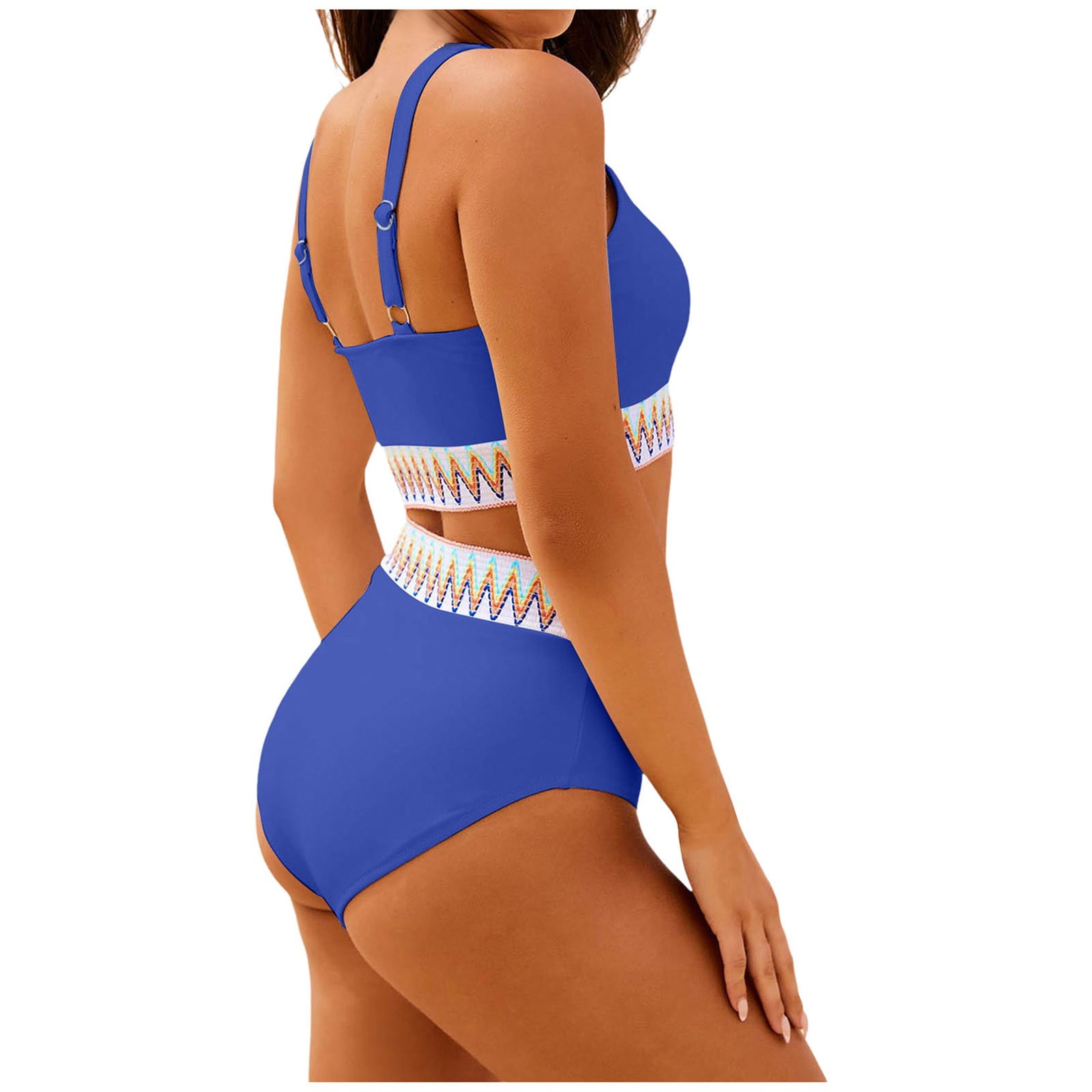 Taiaojing Women Swimsuit Bathing Suit Bikini Sets High Waisted Two