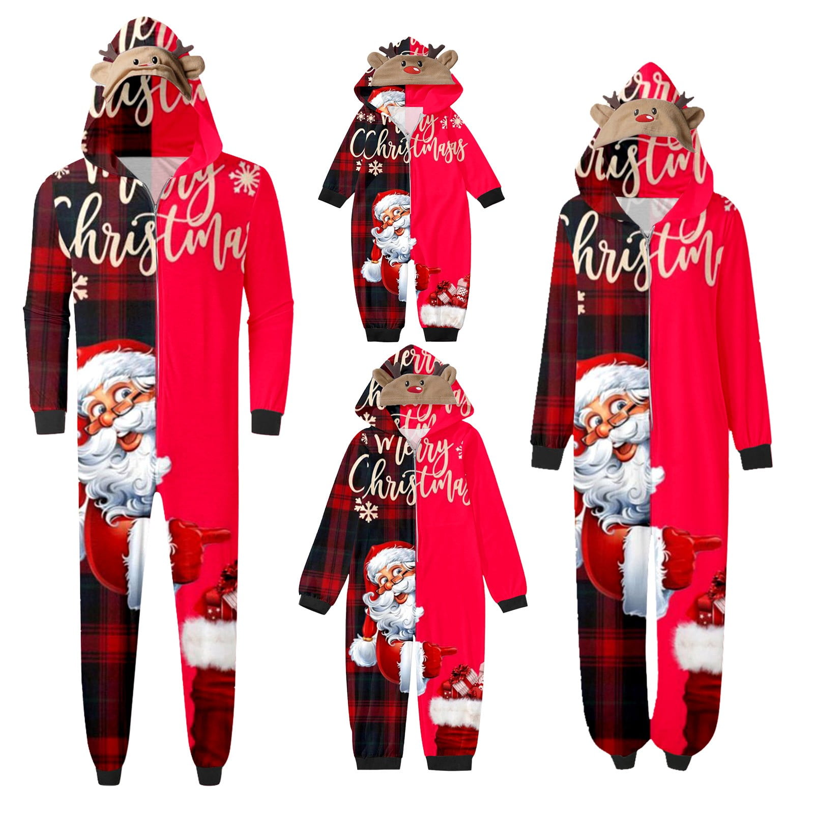 TAIAOJING Women's Family Christmas Pajamas Matching Sets Women Mom Sets ...