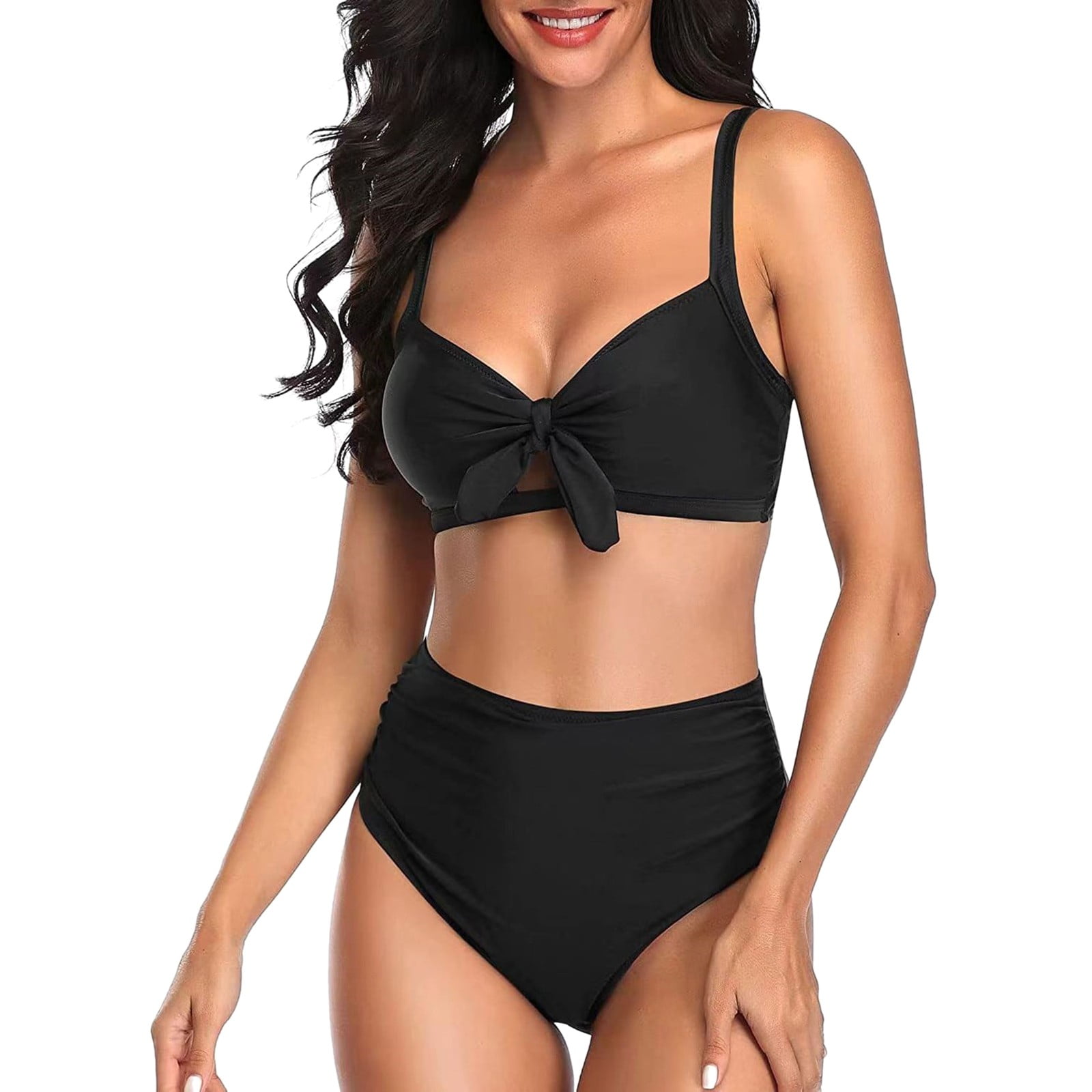 Taiaojing Womens Plus Size Swimsuit One Piece Split New Sexy Bow
