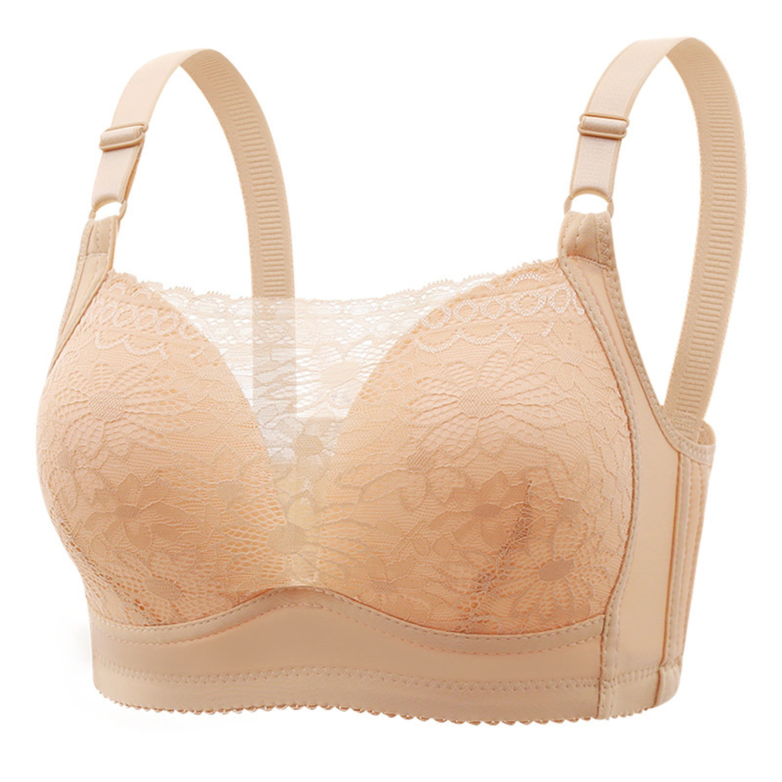 TAIAOJING Women's Push Up Bra Comfort And Lace Gathering Anti Sagging ...