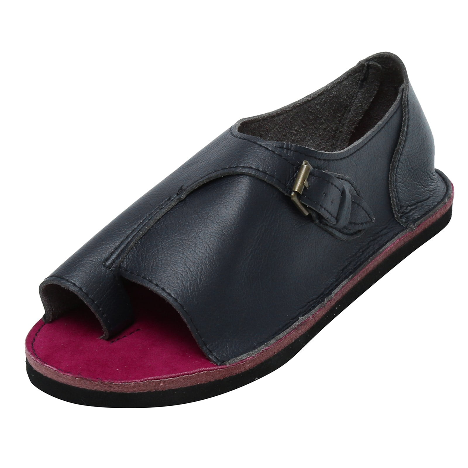 TAIAOJING Women's Sandals Summer Sandals Retro Buckle Strap Sandals ...