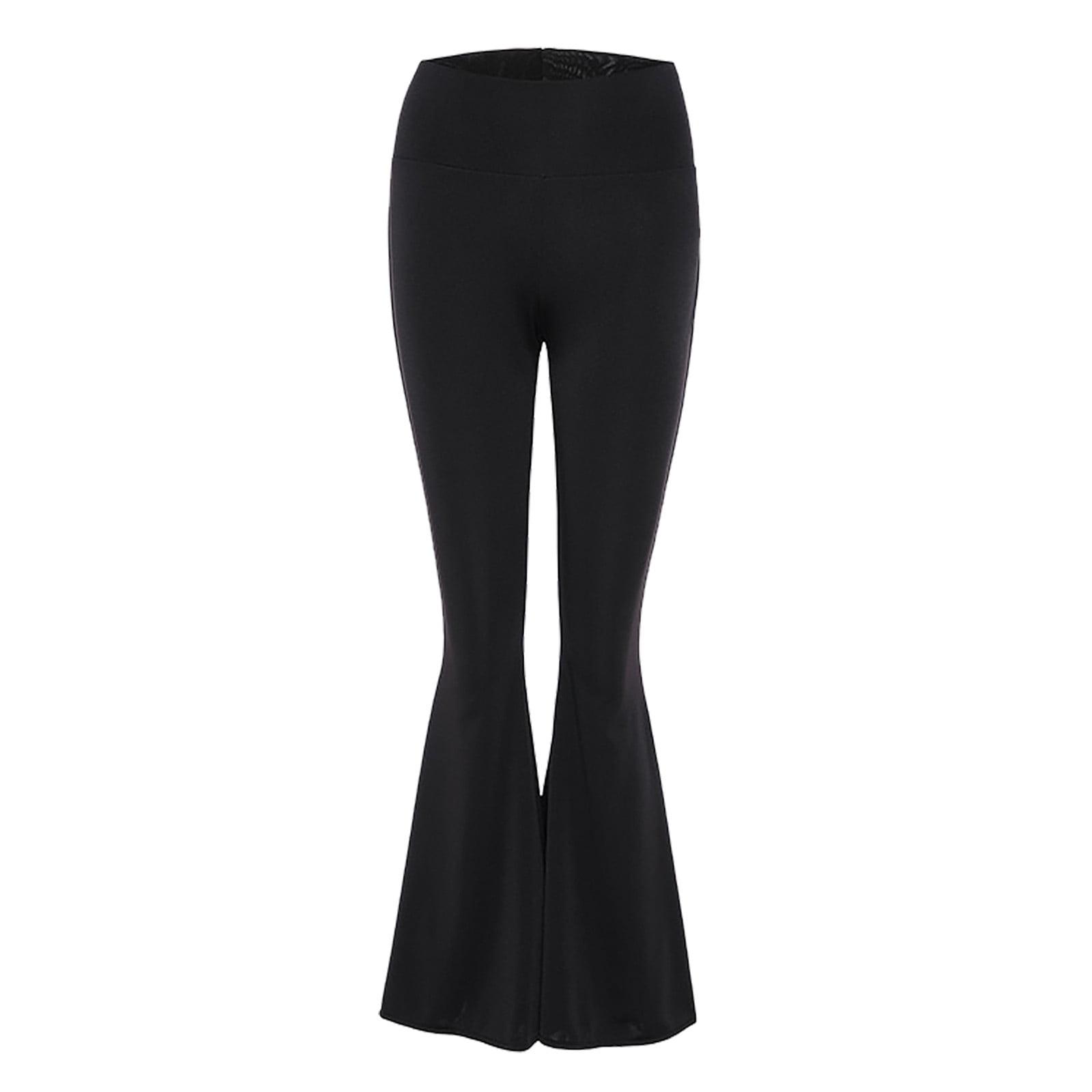 TAIAOJING Women's High Waist Wide Leg Long Palazzo Bell Bottom Yoga ...