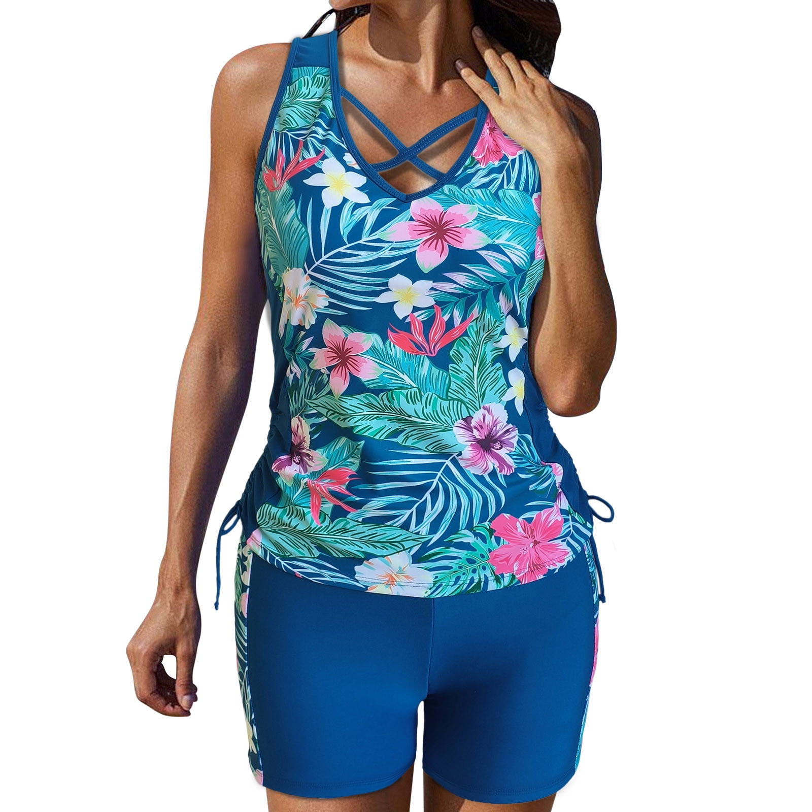 Taiaojing Womens Two Piece Bikini Sets Tankini 2 Piece Backless