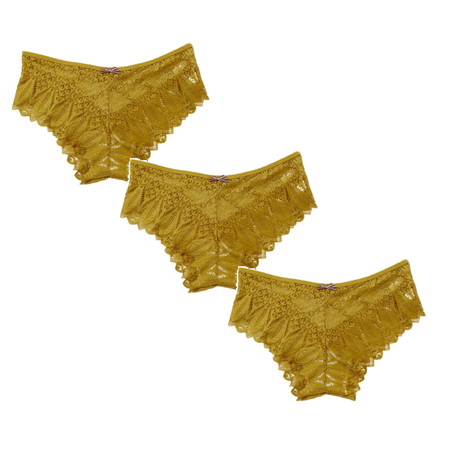 TAIAOJING Womens Briefs Panties For Crochet Lace Lace Up Panty Sexy ...