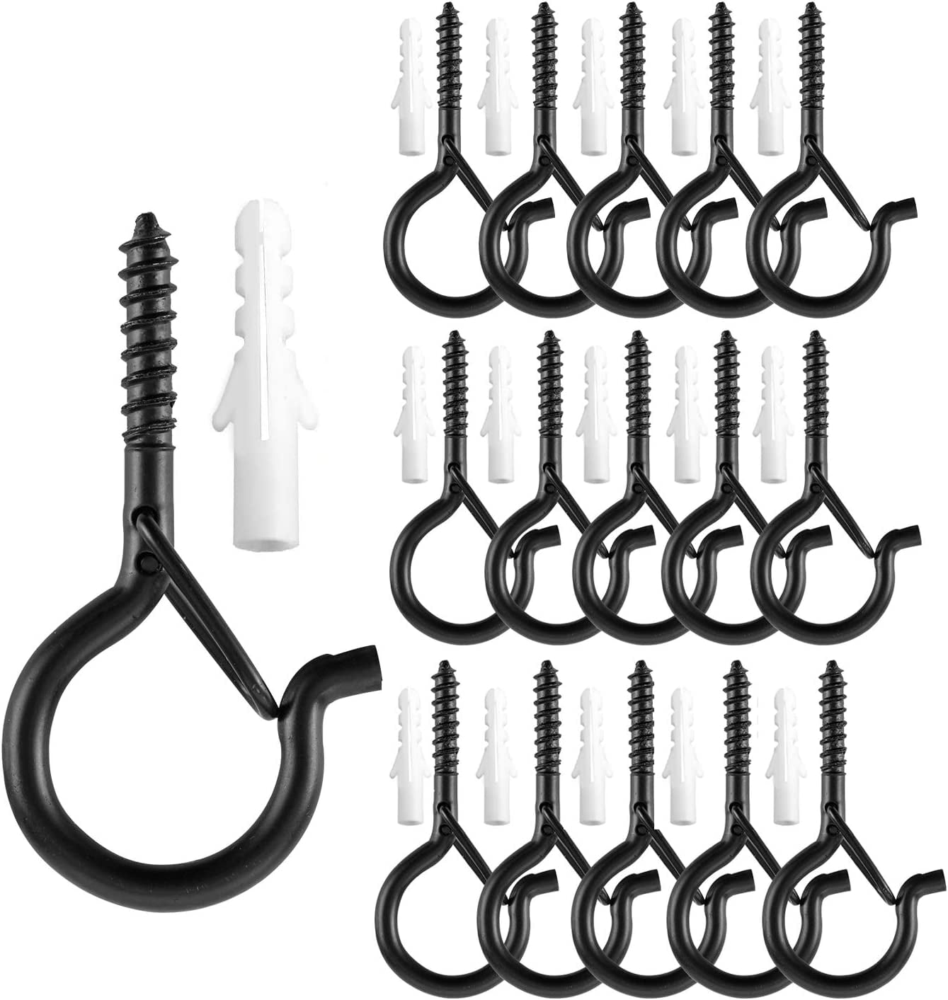 Taihuimy Heavy-Duty Outdoor Hooks Easy Installation Hardware Hooks ...