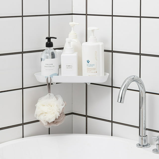 TAILI Suction Cups Corner Shower Caddy ,Heavy Duty, Shower Shelf Shower ...
