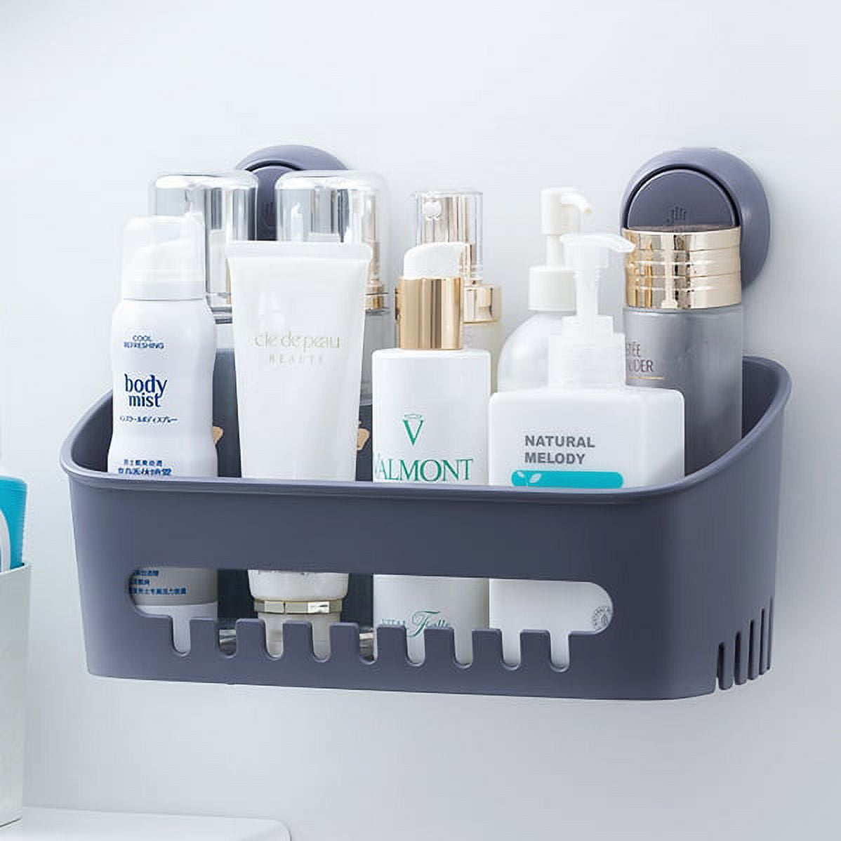 TAILI Suction Shower Caddy, Wall Mounted Organiser Storage Holder for ...