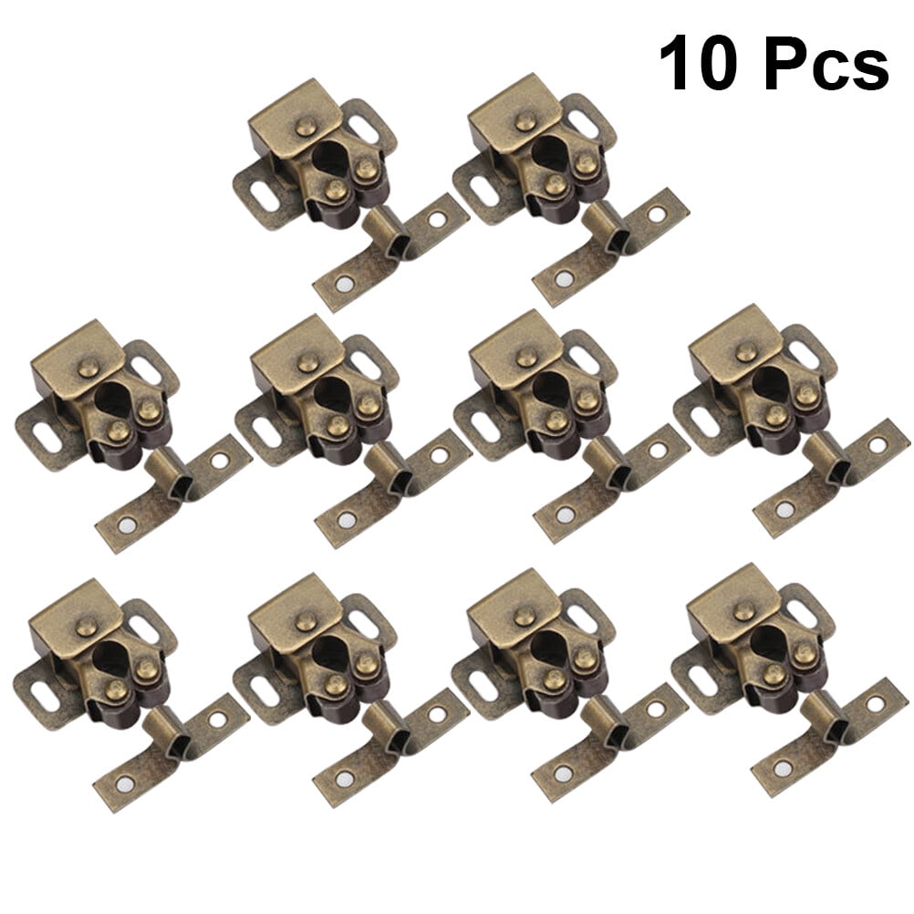 TAILTOSS 1 Set Bronze Cabinet Door Latch Lock Nylon Push-to-Close for ...