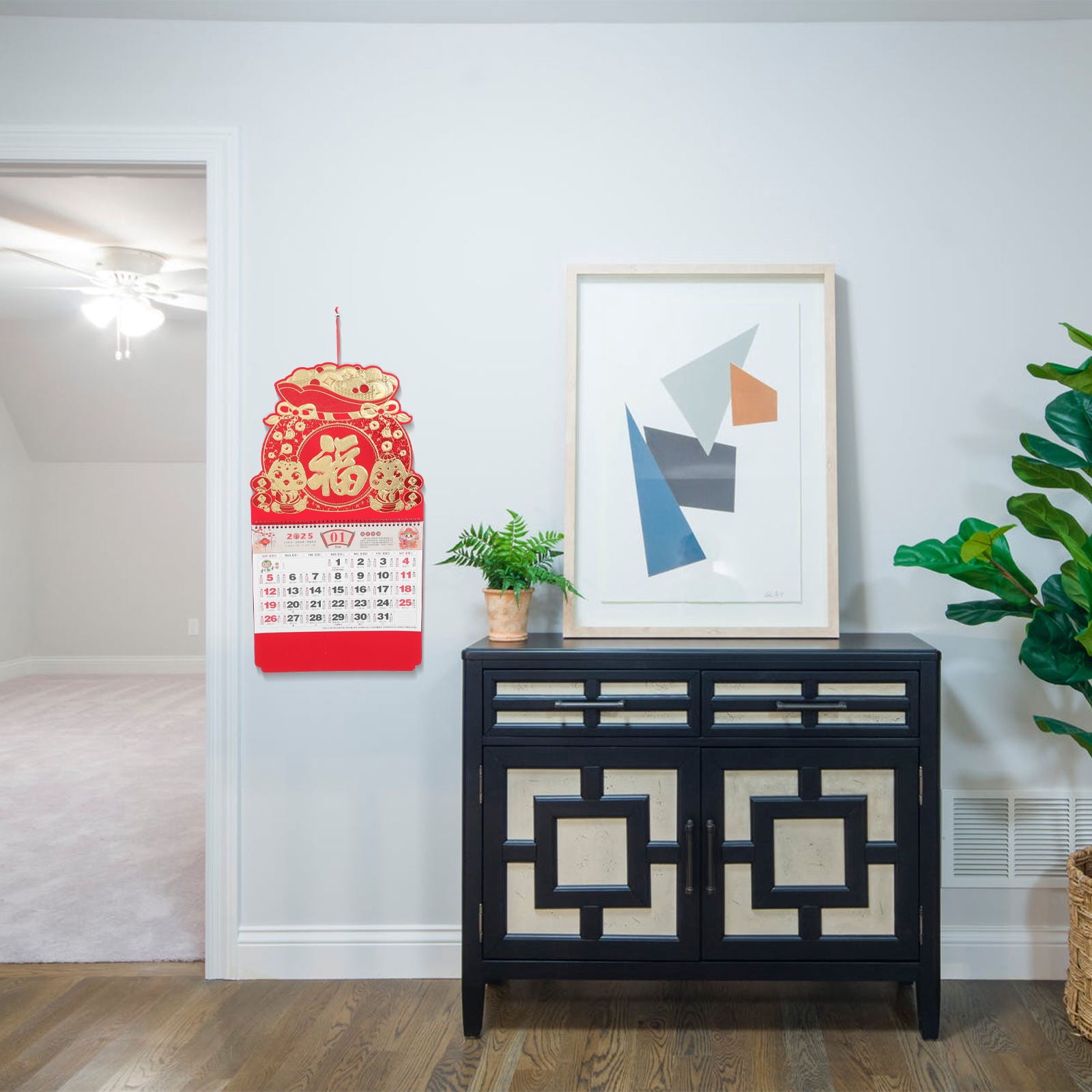 TAILTOSS 1 Set Chinese Wall Calendar with Lunar Calendar Design for ...