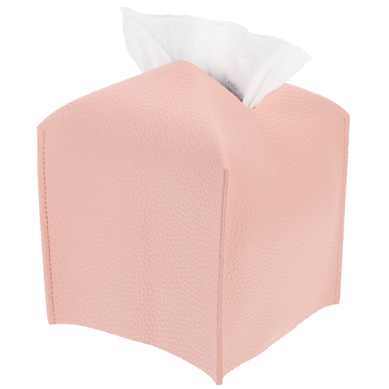 TAILTOSS 1 Set Creative Tissue Box Pink Leather Rectangular for and ...