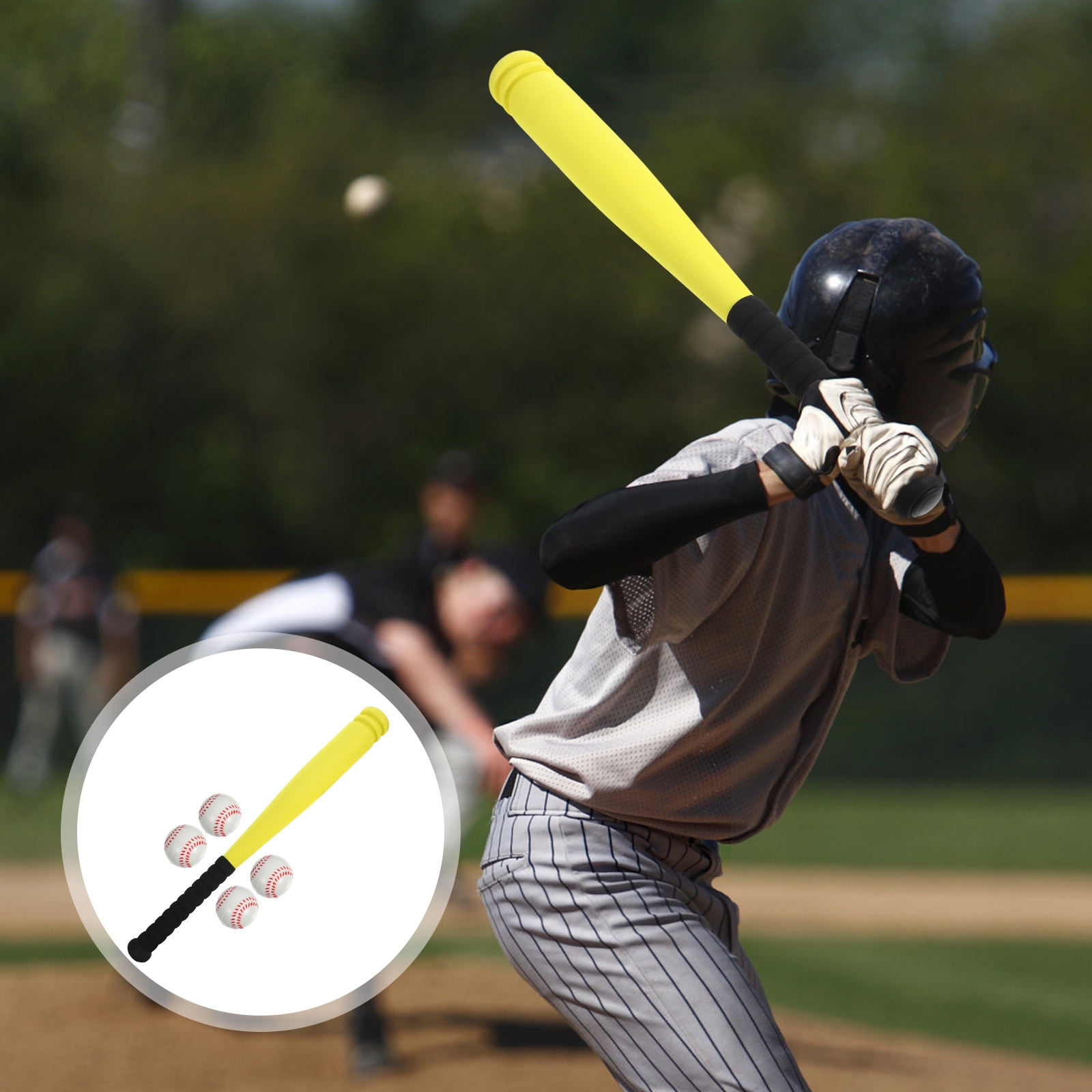 TAILTOSS 1 Set EVA Plastic Childrens Baseball Toys for Home Backyard ...