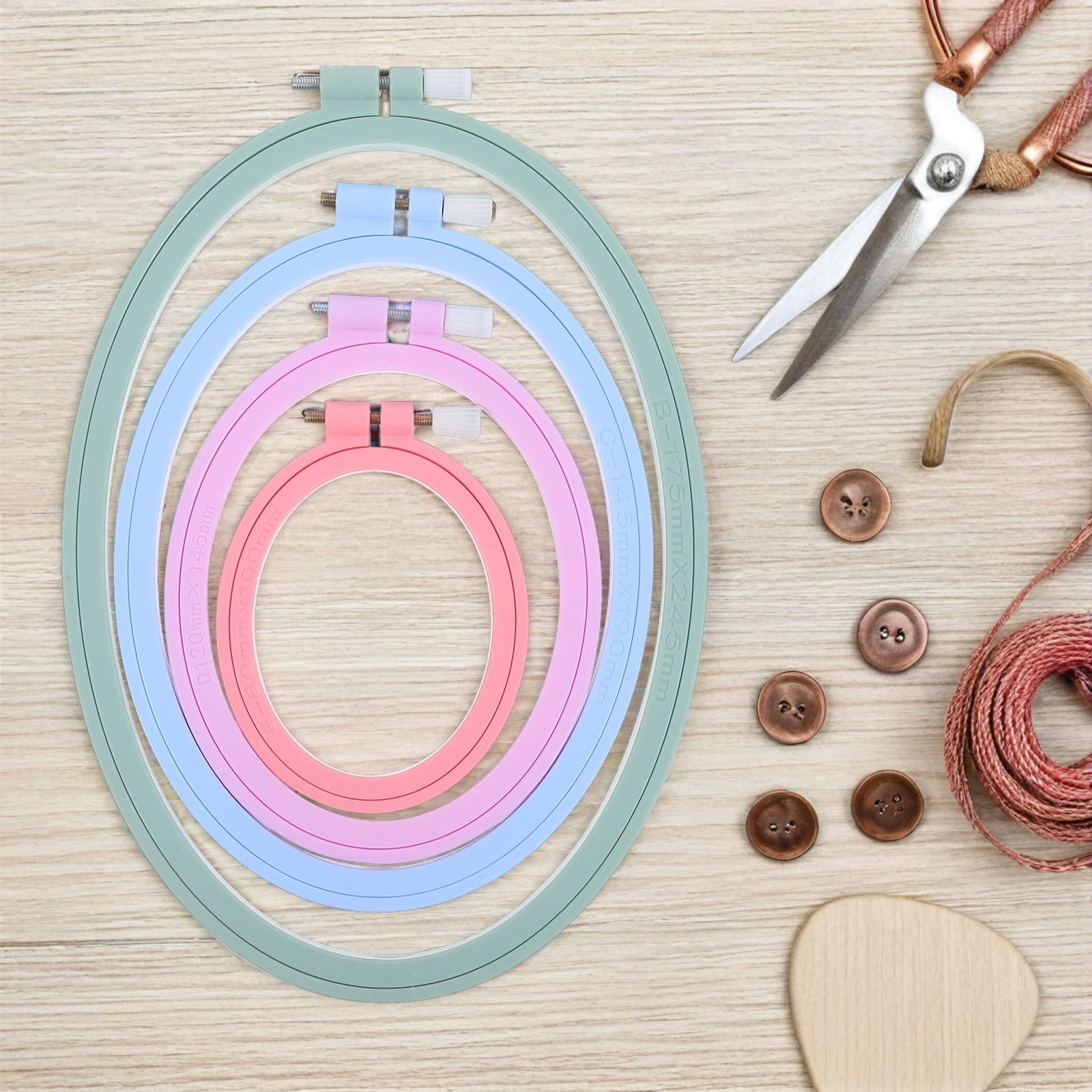 TAILTOSS 1 Set Hand Embroidery Supplies Plastic For Craft Enthusiasts ...