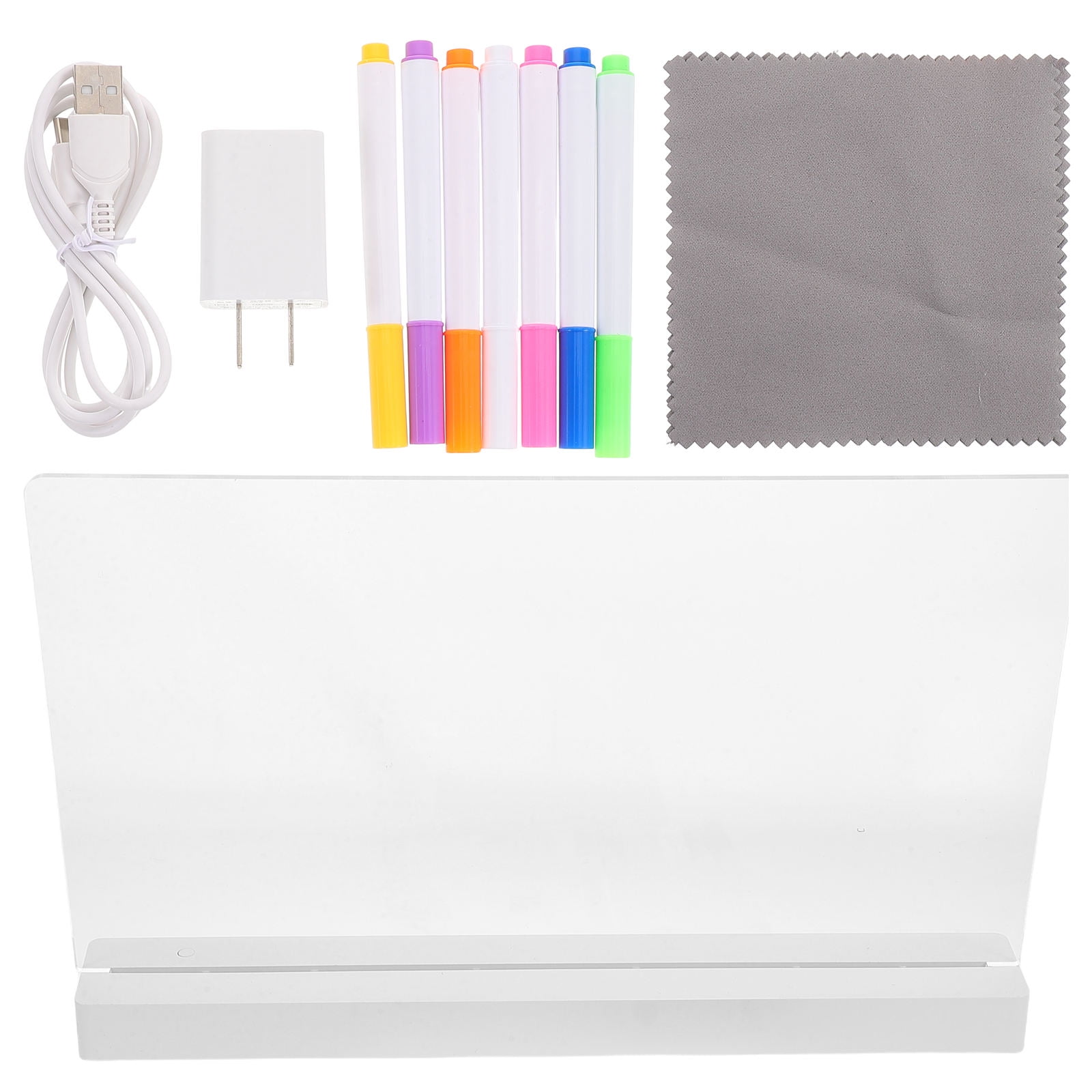 TAILTOSS 1 Set LED Memo Board Glowing Acrylic Board For Nighttime ...
