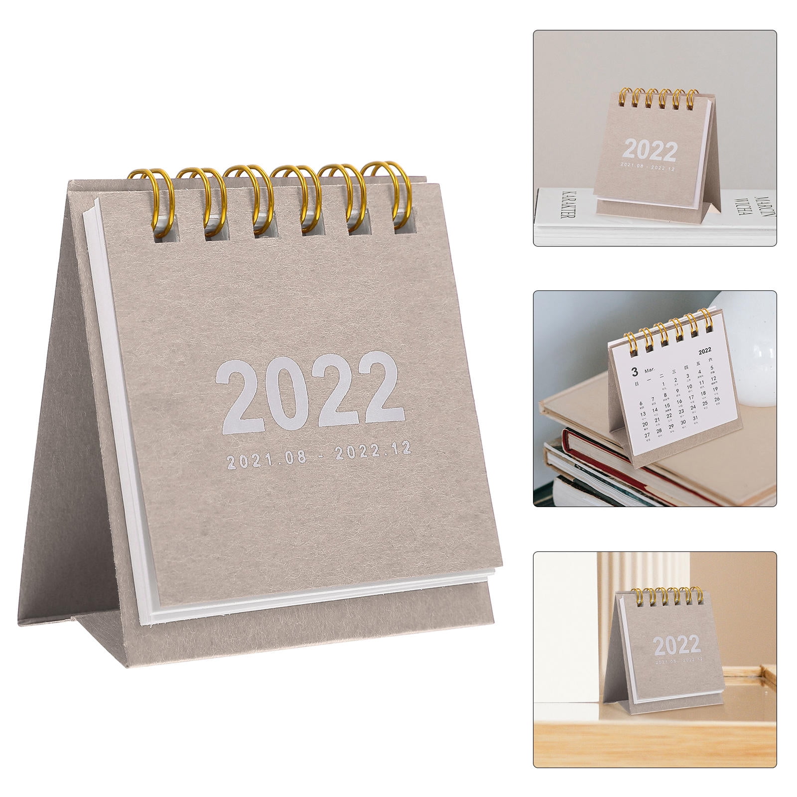 TAILTOSS Desk Calendar Grey Paper 1Set 3.5X2.6in - Walmart.com