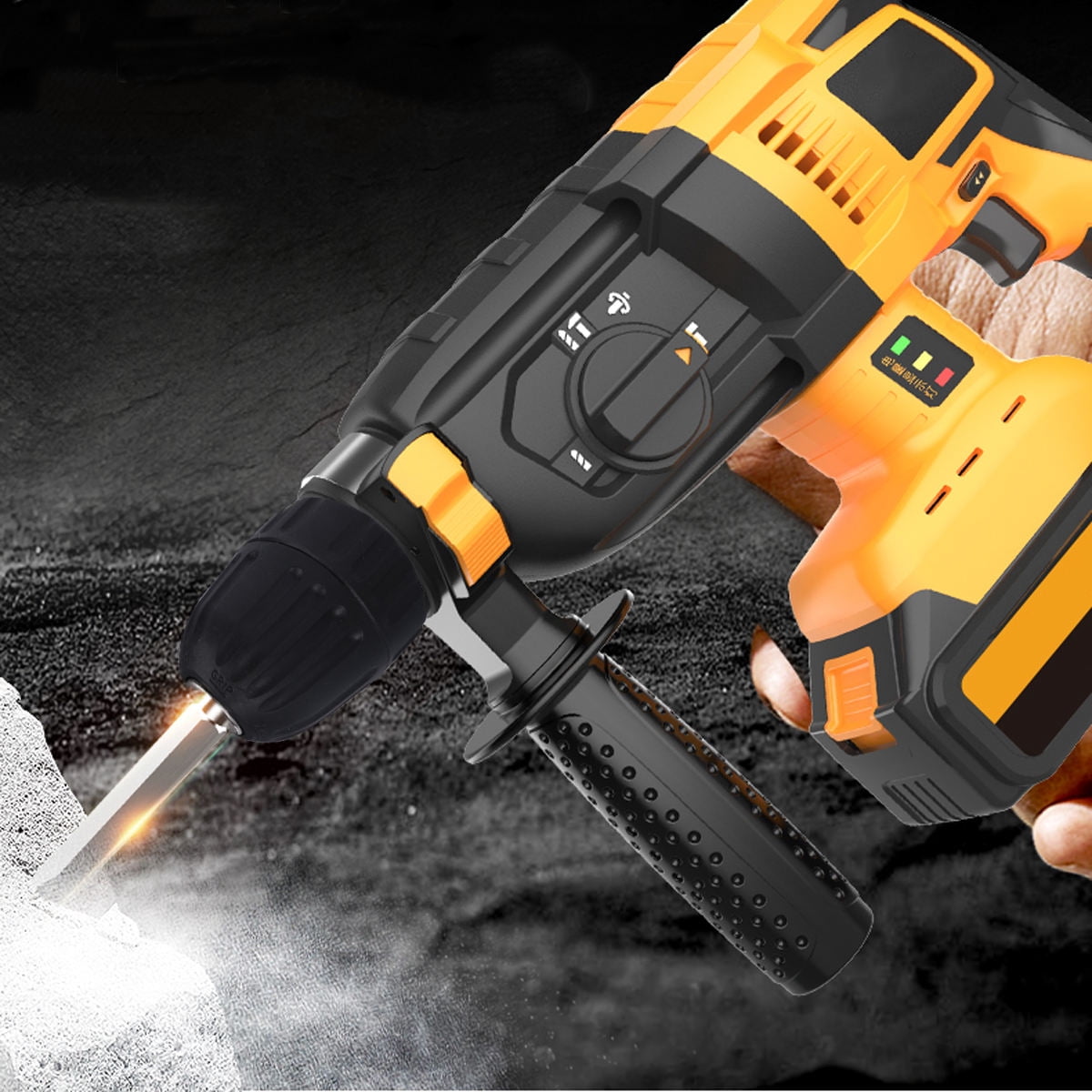TAILTOSS 1 Set Self-Tightening Drill Chuck Adapter for Electric Hammer ...