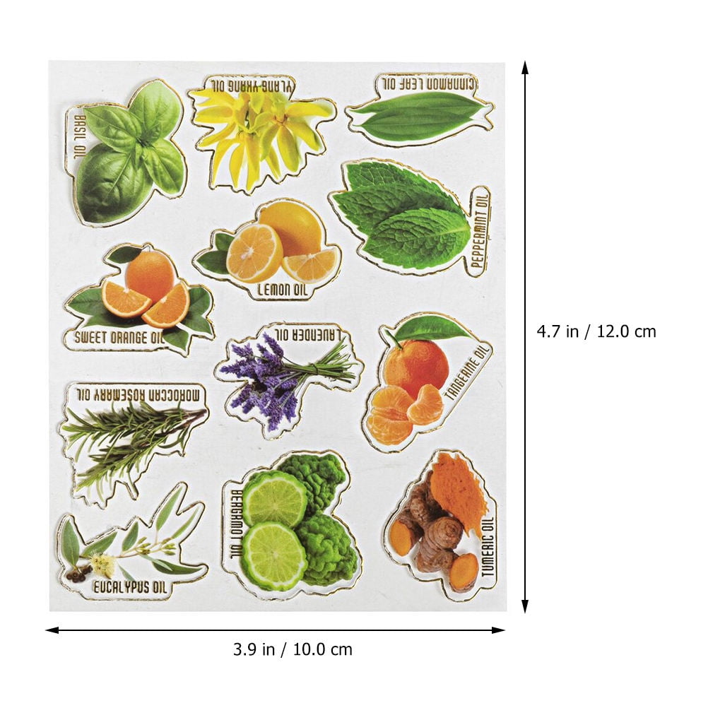 TAILTOSS 10 Sheets Cosmetic Stickers PVC Material for Decorating ...