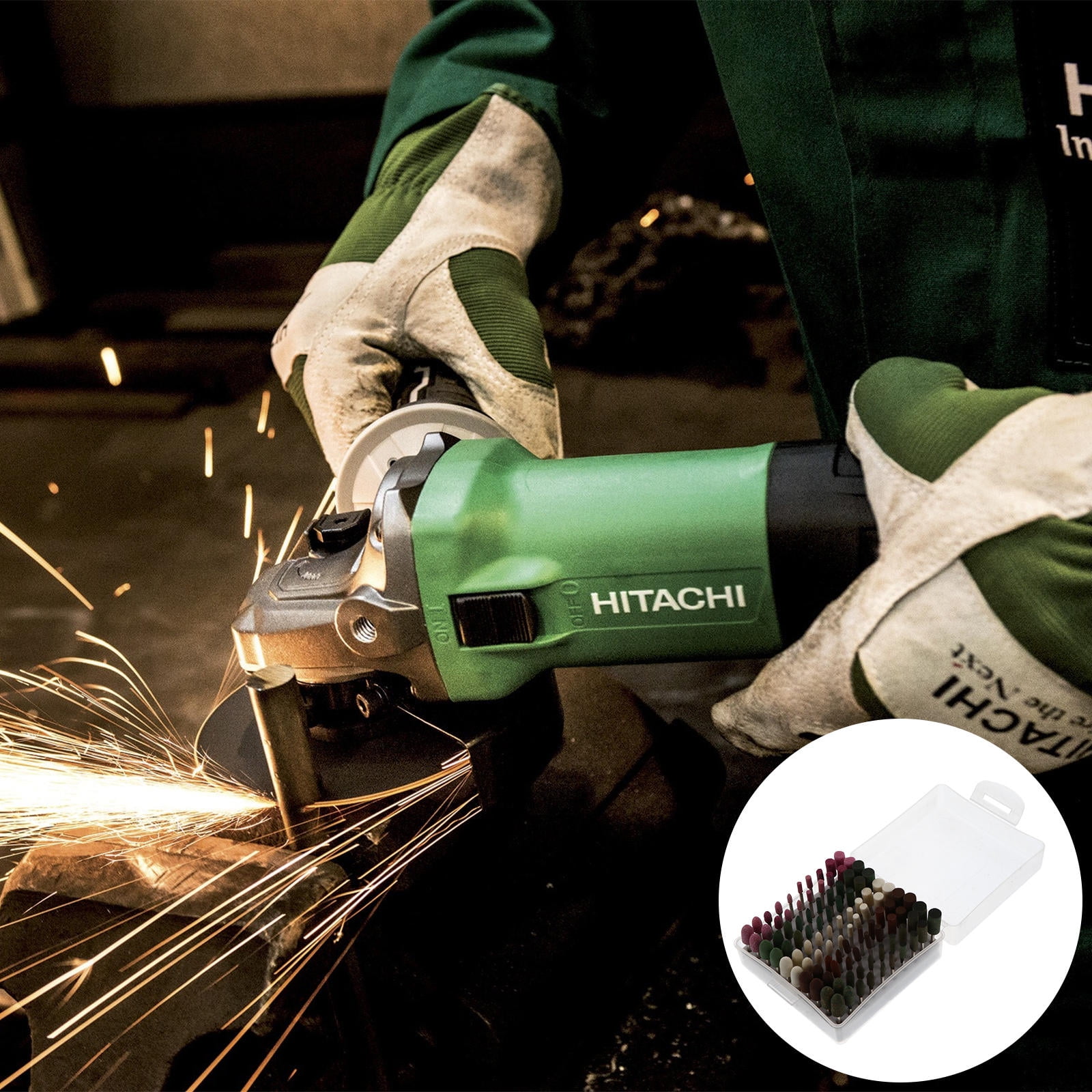 TAILTOSS 100Pack Assorted Color Grinding Heads Polish Disc for Metal ...