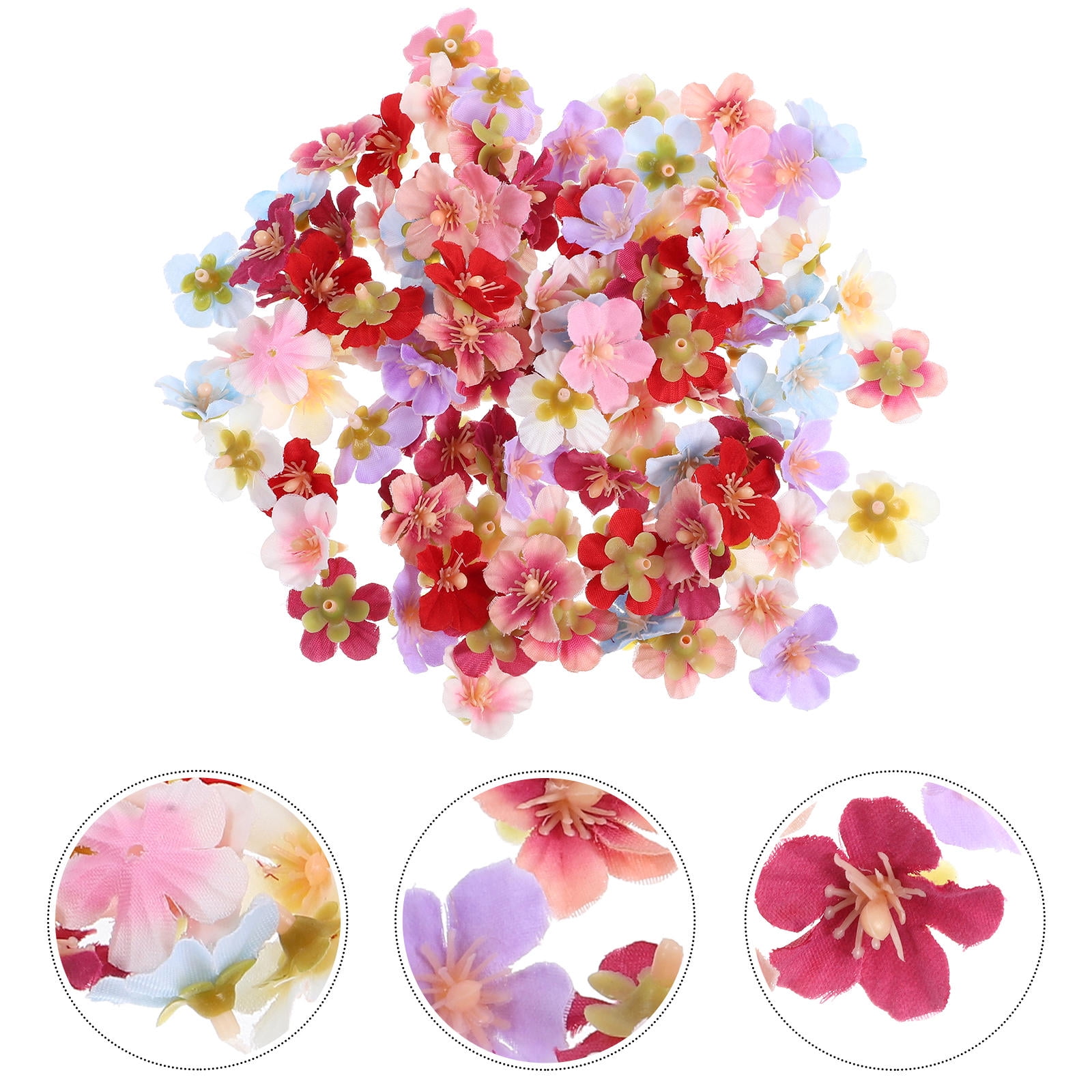 TAILTOSS 100Pcs Artificial Cherry Blossom Petals for Handicraft Flower ...