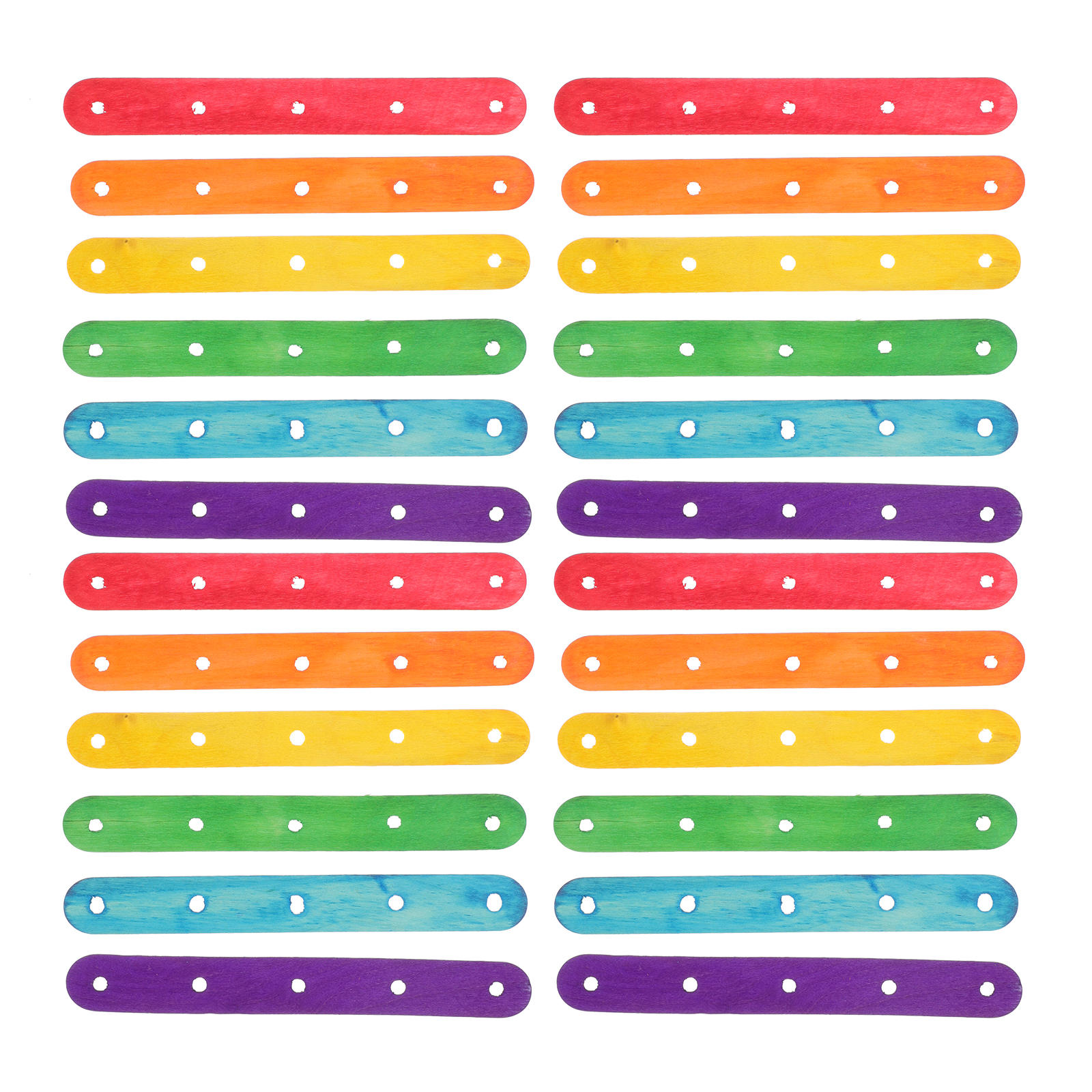 TAILTOSS 100Pcs Assorted Color Ice Cream Sticks for DIY and Popsicle ...
