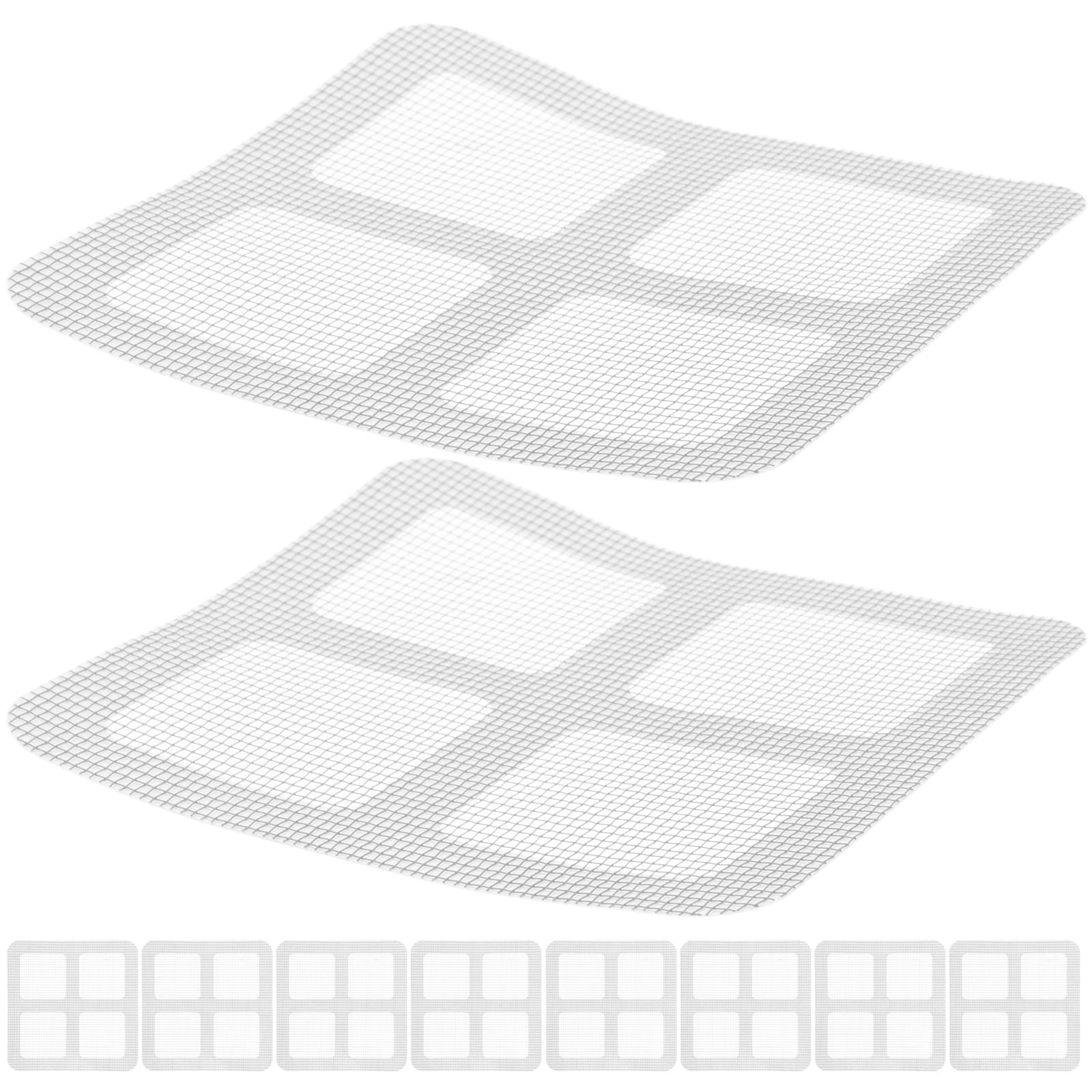 TAILTOSS 100Pcs Floor Drain Stickers Hair Catcher Mesh for Bath Tub and ...