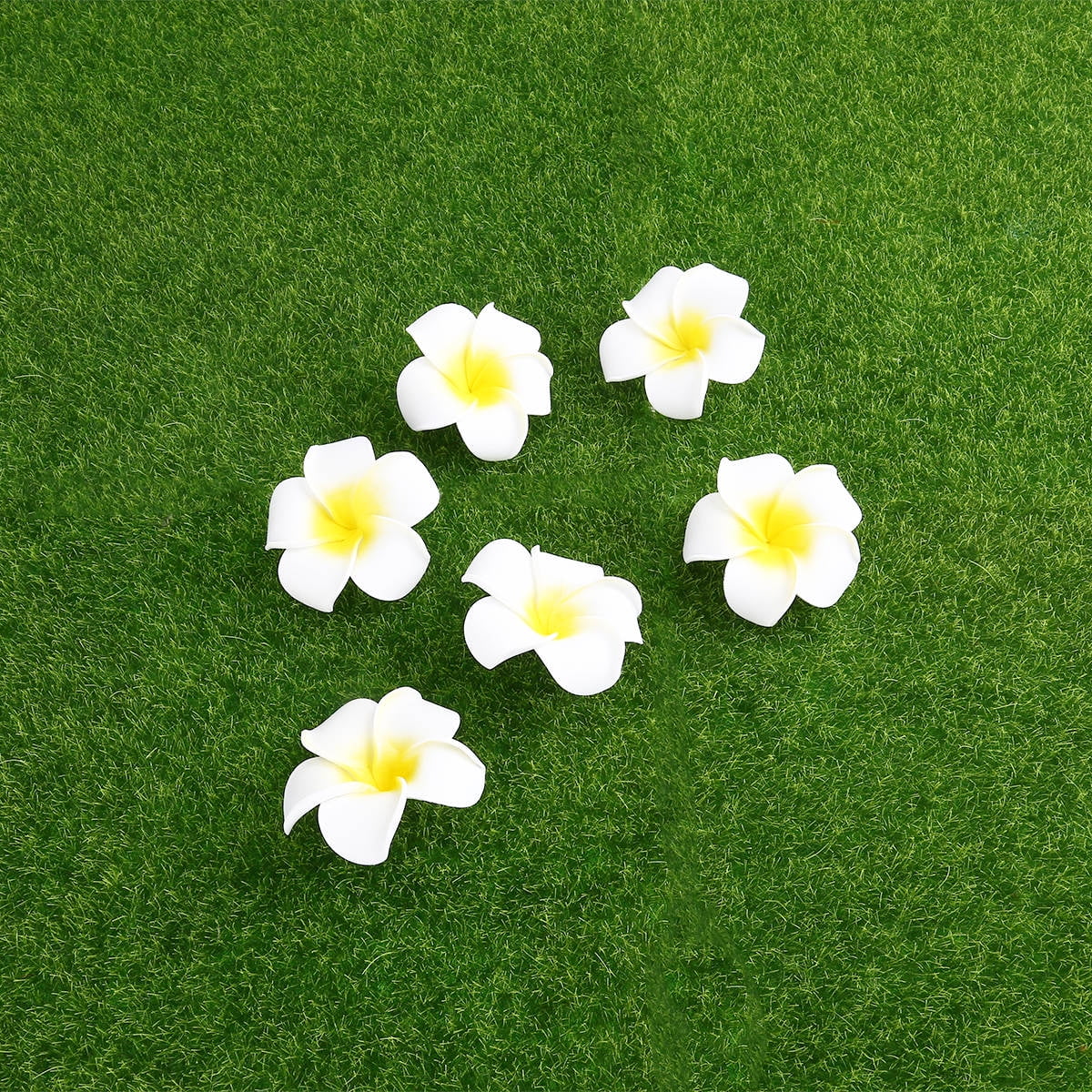 TAILTOSS 100Pcs Plumeria Hawaiian Frangipani Flower for Wedding ...