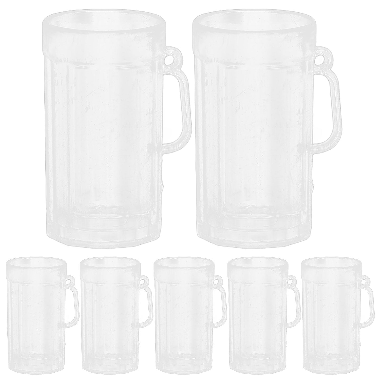 TAILTOSS 10Pack Small Clear Cups for Wedding and Birthday Party ...