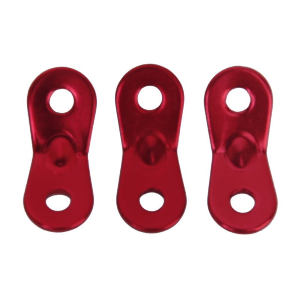 TAILTOSS 10Pcs Aluminium Alloy Red Bent Runner Rope Fastener for ...