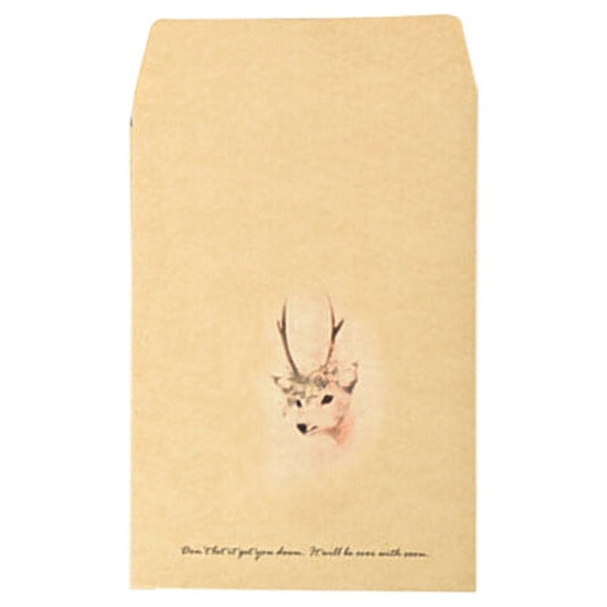 TAILTOSS 10Pcs Retro Kraft Paper Envelopes in Khaki and White Deer ...