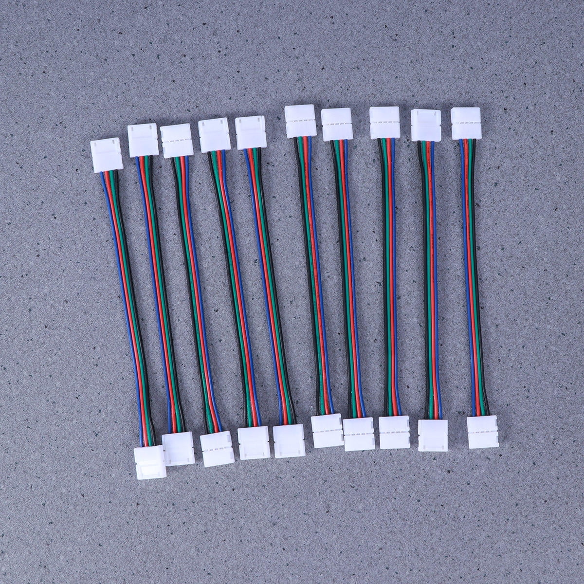 TAILTOSS 10Pcs Rgb Light Connectors Metal 10mm Wide 150mm Long For Led ...