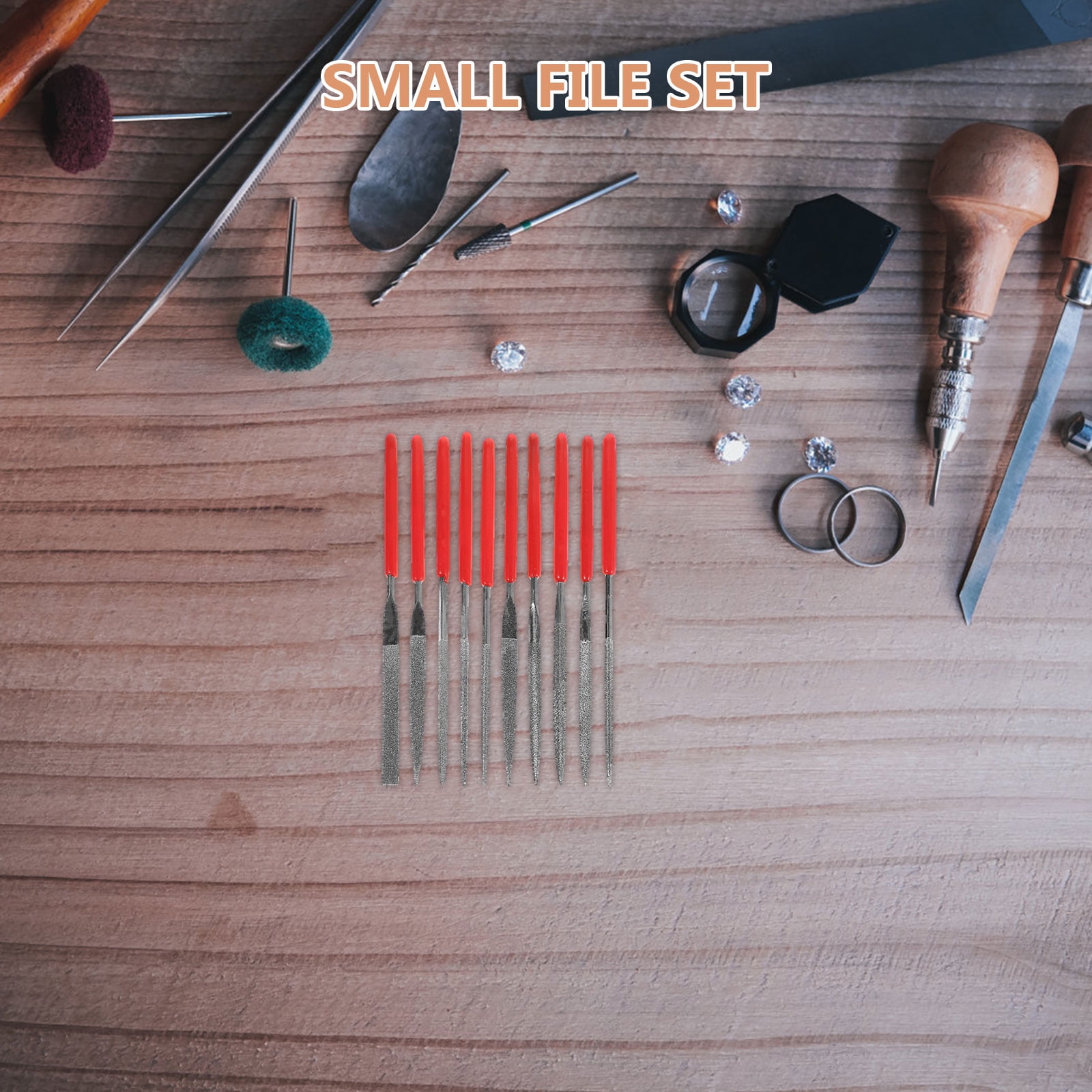 TAILTOSS Needle File Set Multi 10Pcs 3.9In For Precision Work - Walmart.com
