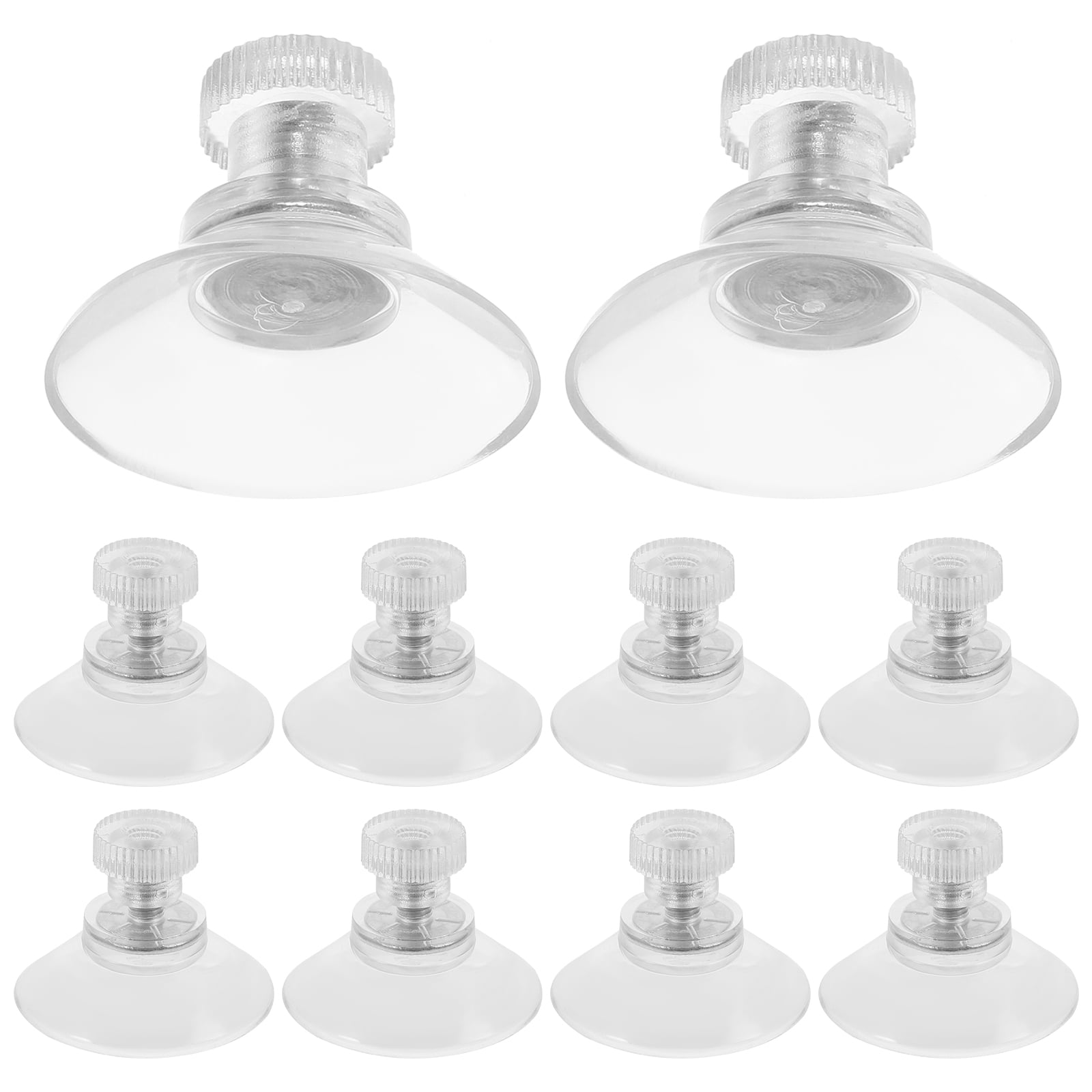 TAILTOSS 10Pcs Round Suction Cups with Screw for Glass and Window in ...