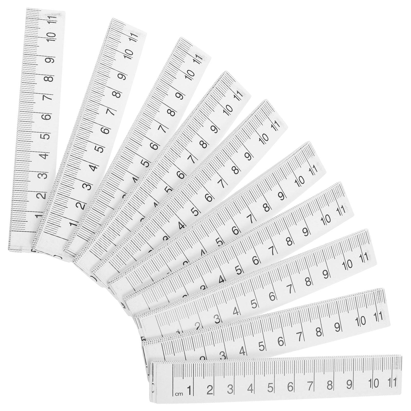 TAILTOSS 10Pcs Tape Measure for Body Measuring Flexible Paper Ruler for ...