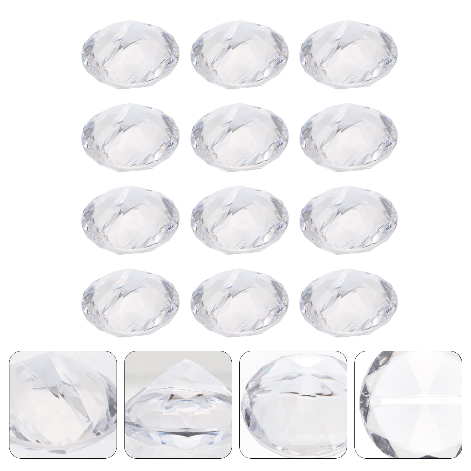 TAILTOSS 12Pcs Acrylic Transparent Memo Clips for Holding Photos and ...
