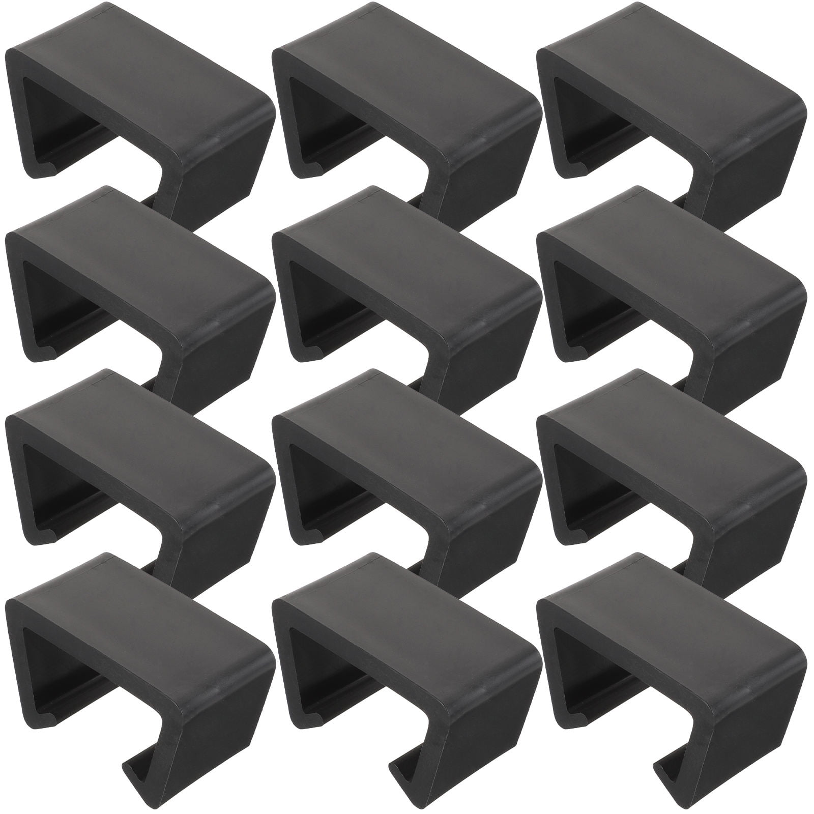 TAILTOSS Patio Furniture Clips Black PE 12Set - Walmart.com