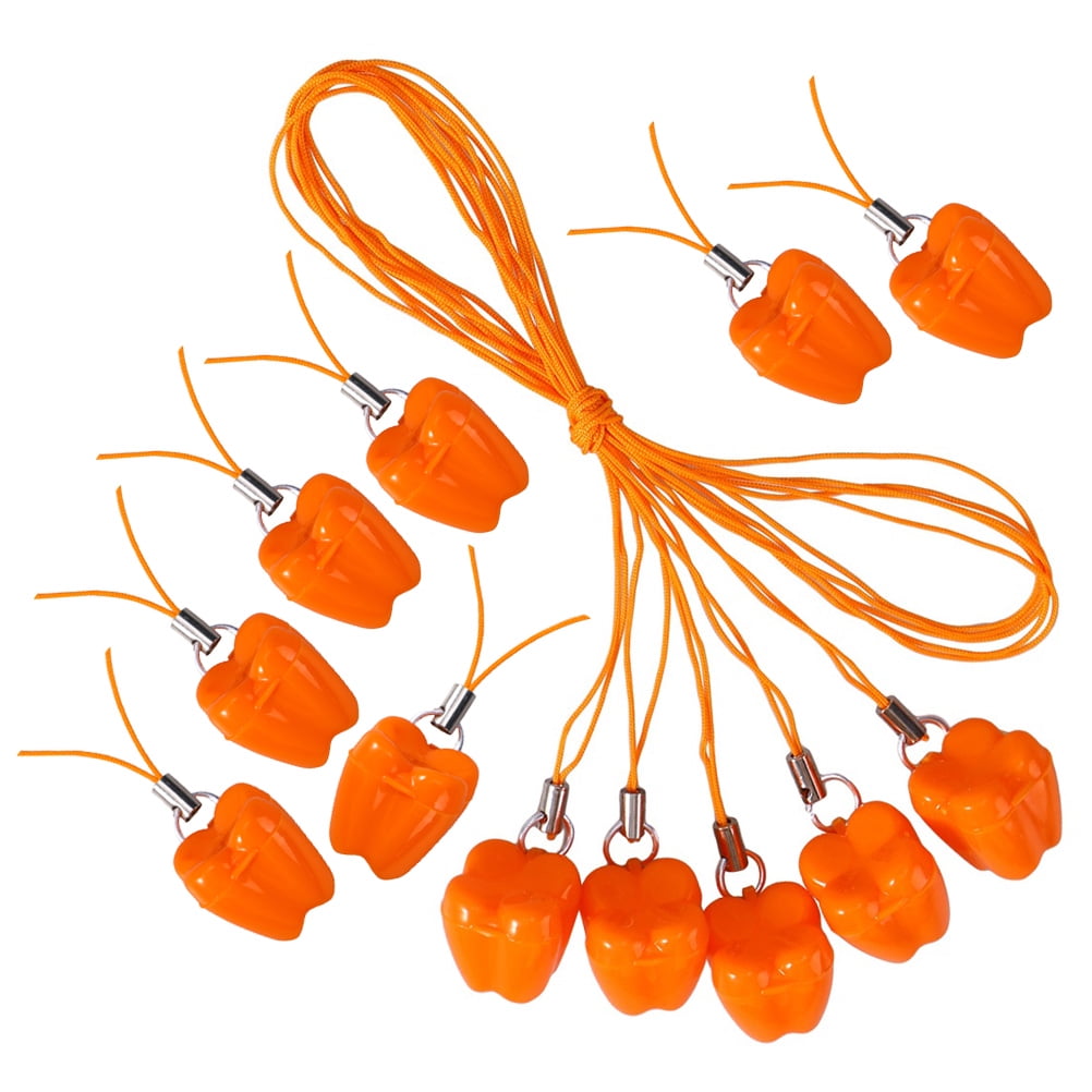 TAILTOSS 12Set Cute Appearance Orange Plastic Milk Tooth Storage Boxes ...