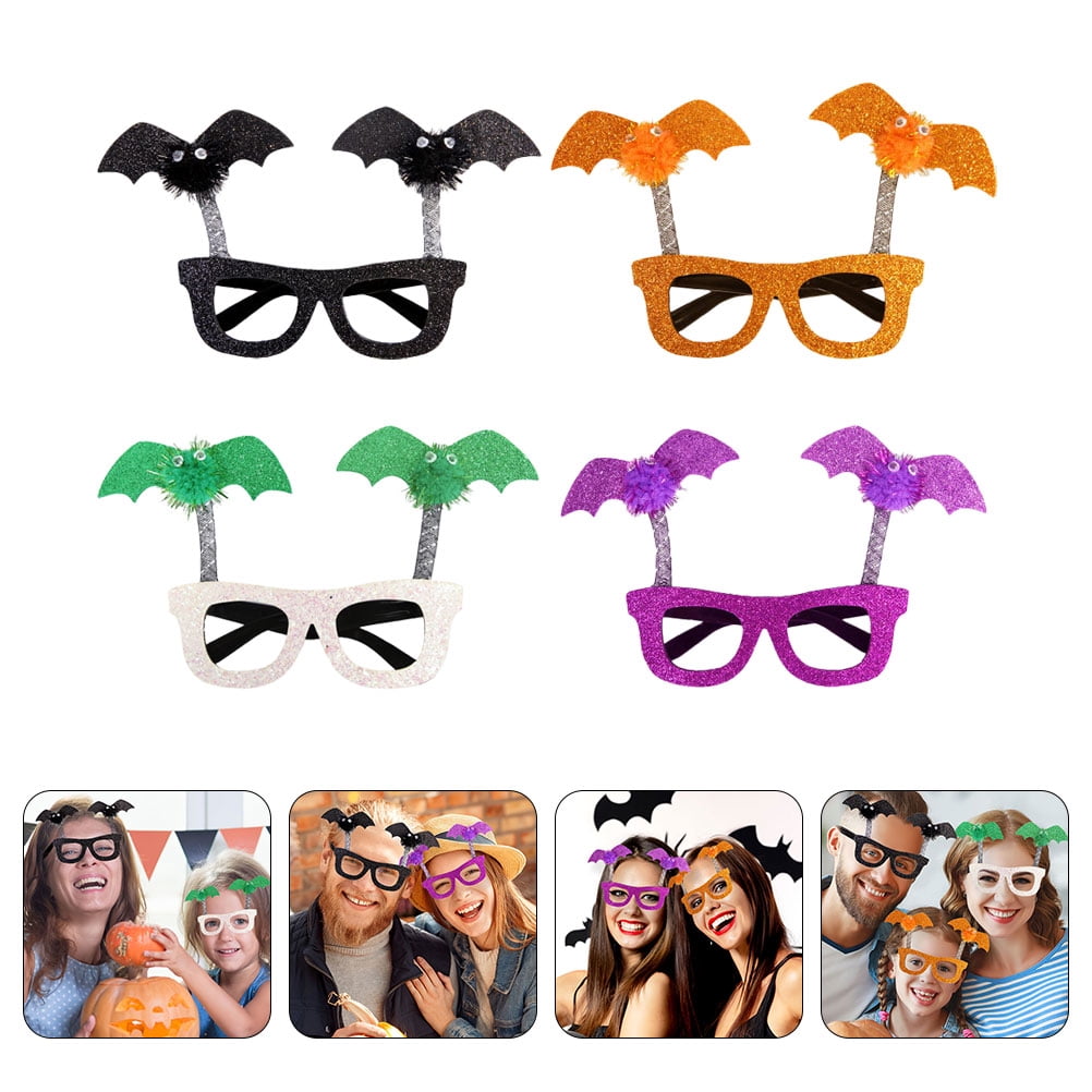 TAILTOSS 16Pack -themed Funny Eyeglasses Props With Plush Ball For Rave ...