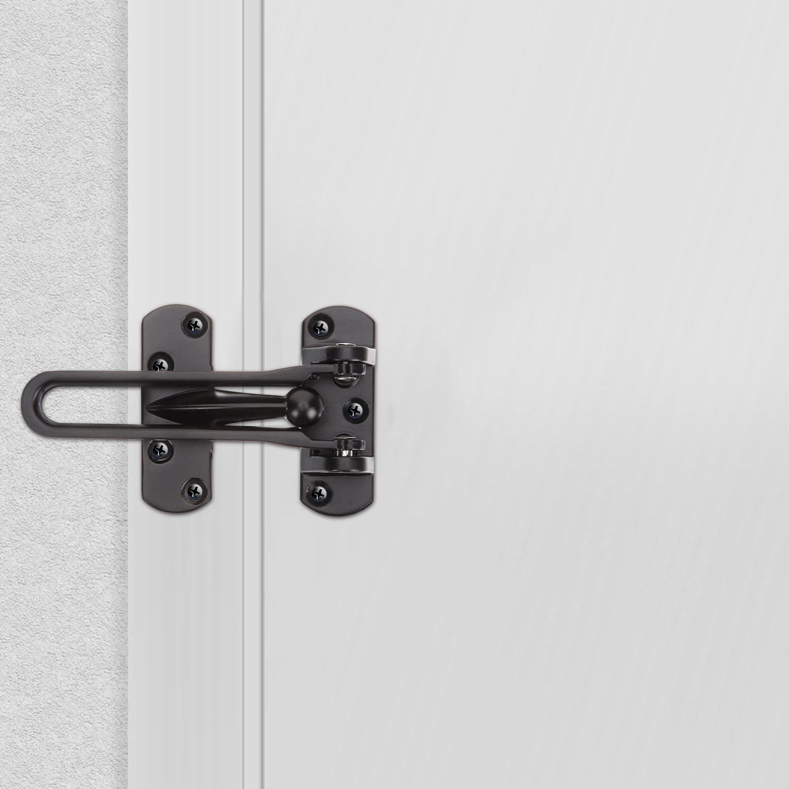 TAILTOSS 1Pack Black Zinc Alloy Swing Bar Door Lock for Fences ...