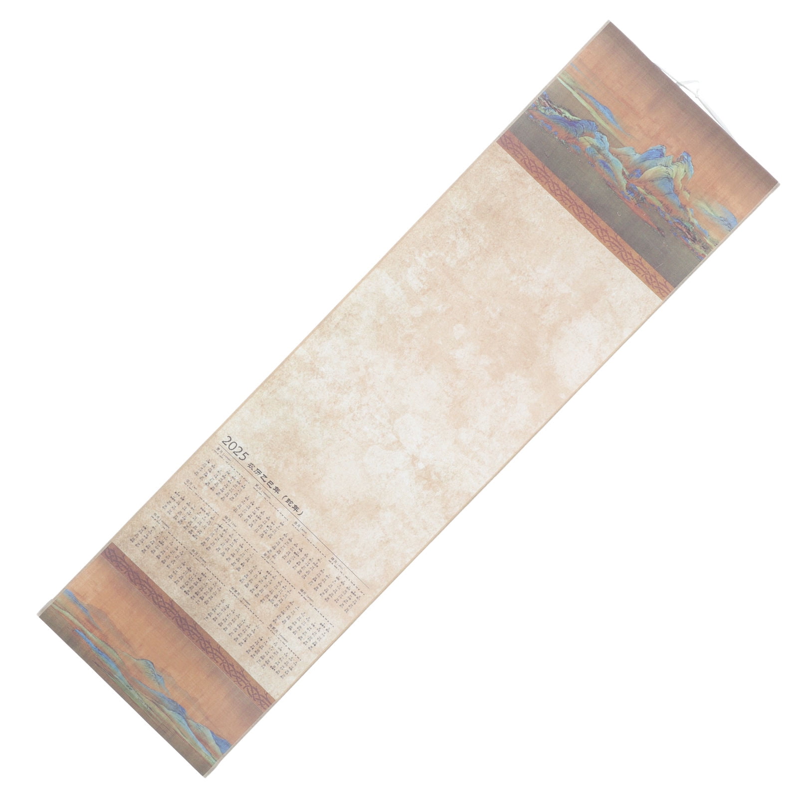 TAILTOSS 1Pack Calendar Wall Blank Scroll For Bathroom 95Cm X 27Cm ...