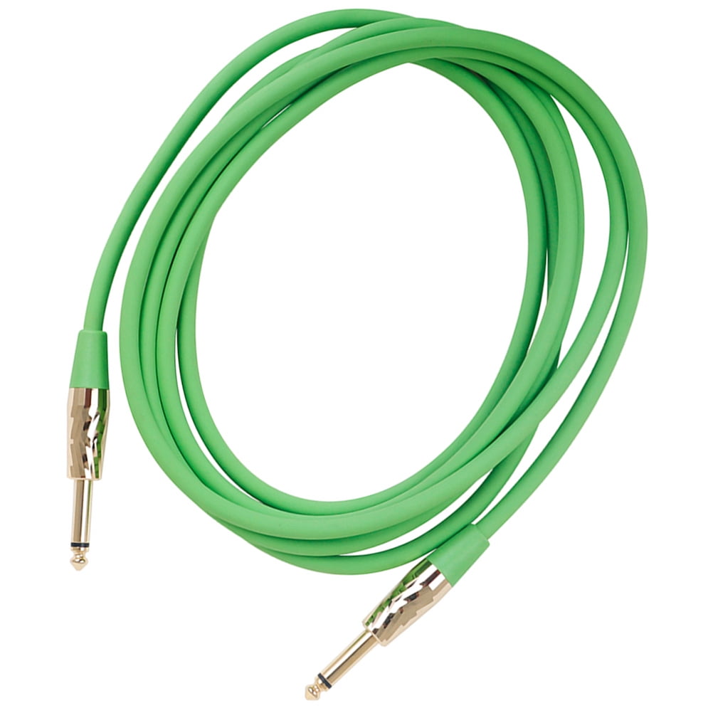 TAILTOSS 1Pack Green Plastic Copper Metal Guitar Line Cable for ...