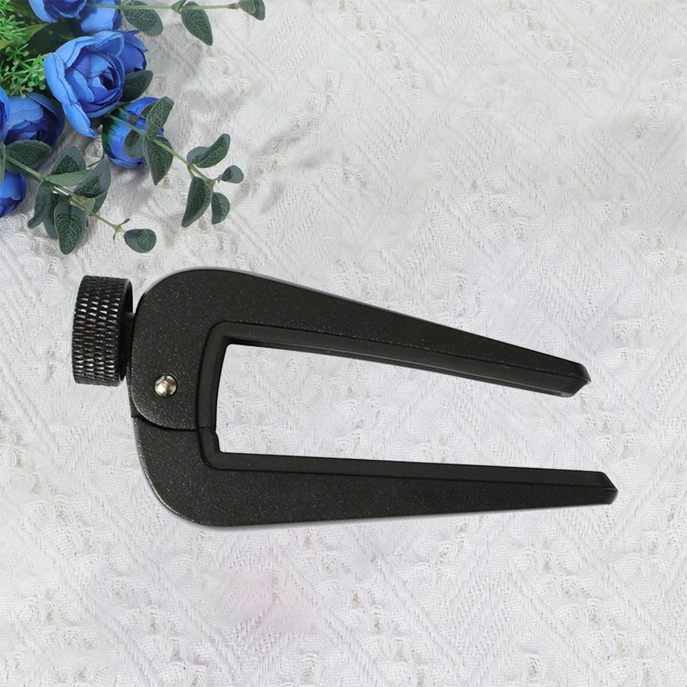 TAILTOSS 1Pack Guitar Tuner Clip On Capo Black Color for Acoustic and ...