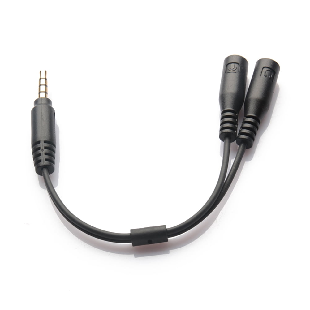 TAILTOSS 1Pack Headphone Splitter for PC with Black Plastic and ...