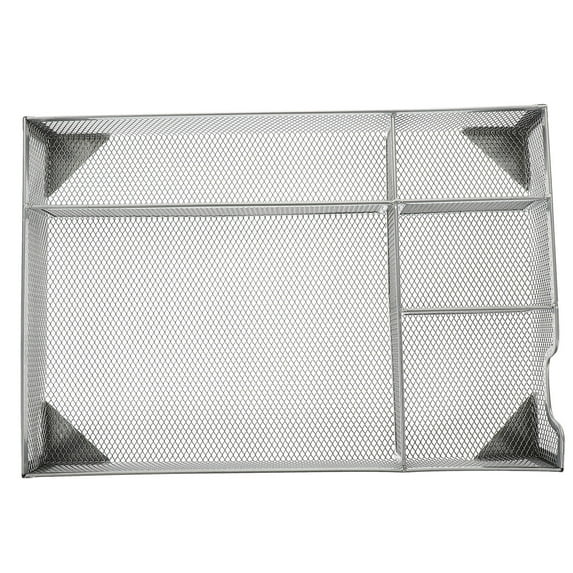 TAILTOSS 1Pack Metal File Organizer Desktop Minimalist Style Silver 11 ...