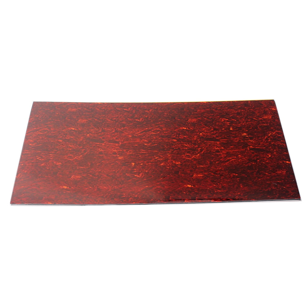 TAILTOSS 1Pack Old Red Tortoise Shell Acrylic Pickguard Sheet for Blank ...