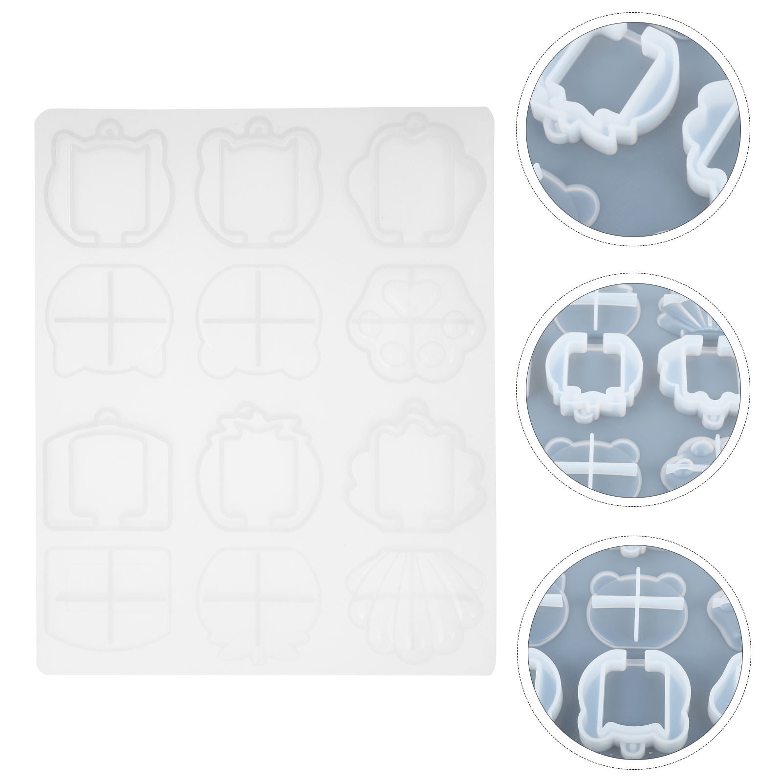 TAILTOSS 1Pack Pendant Shape Key Cover Silicone Mold for DIY Projects ...