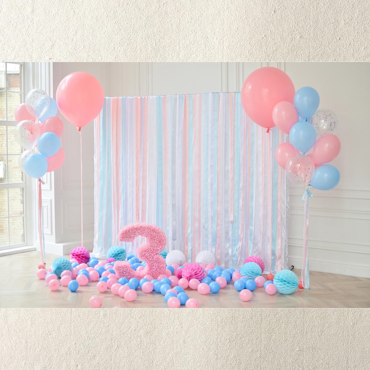 TAILTOSS 1Pack Photo Booth Backdrops Multi-Colored 90x150cm Pictorial ...